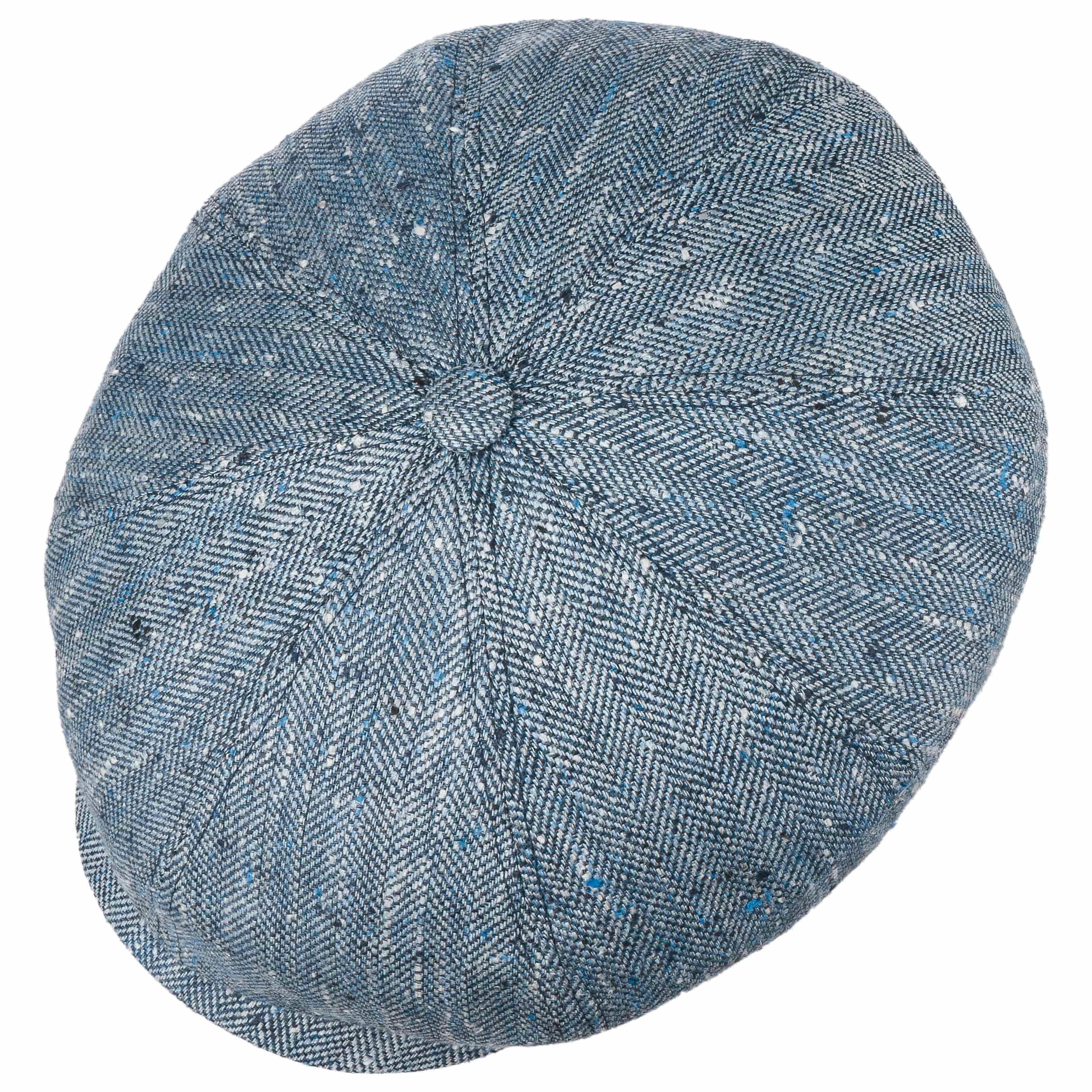 Lanfield Herringbone Flat Cap by Stetson - £179.00