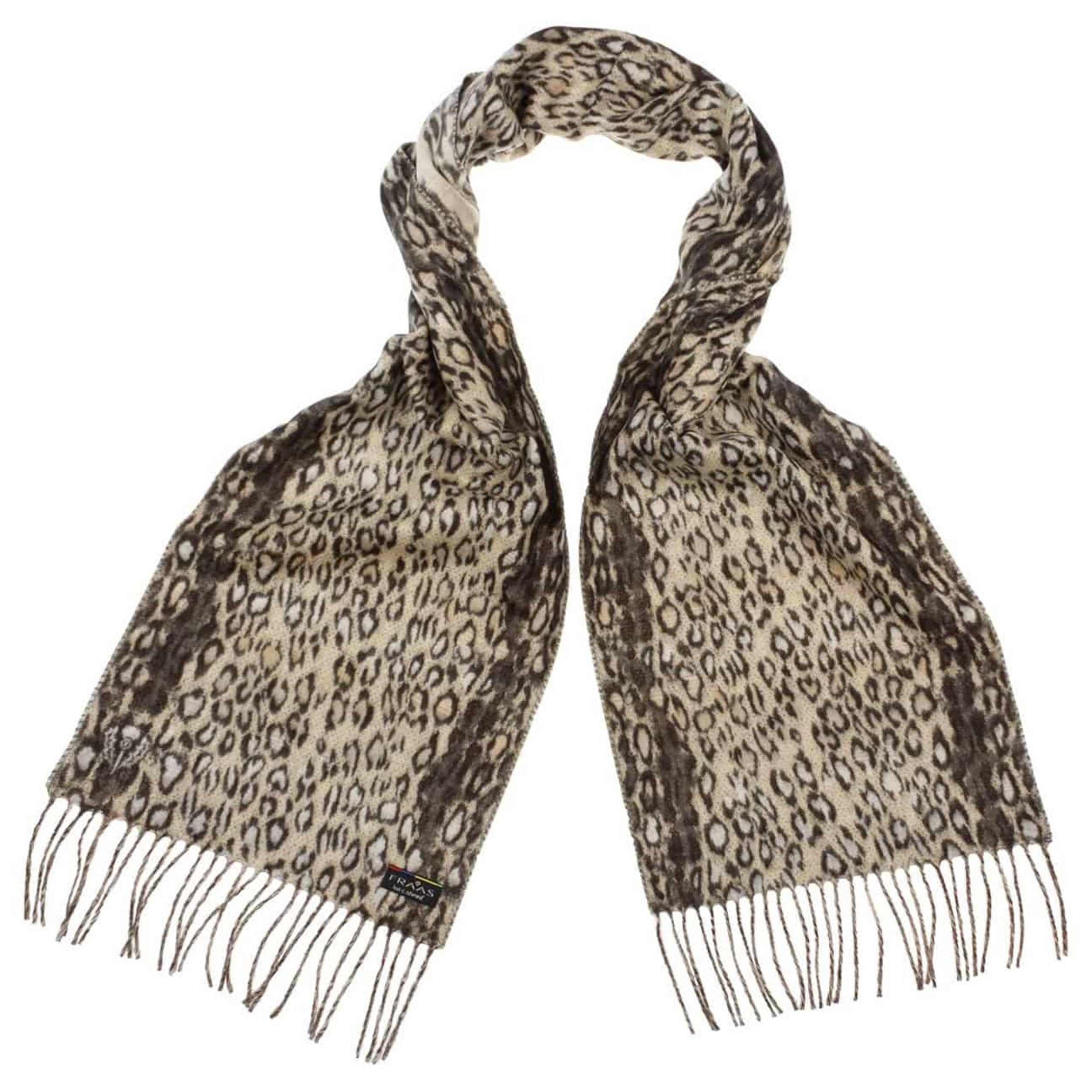 Leoprint Cashmink Scarf by Fraas - £17.95