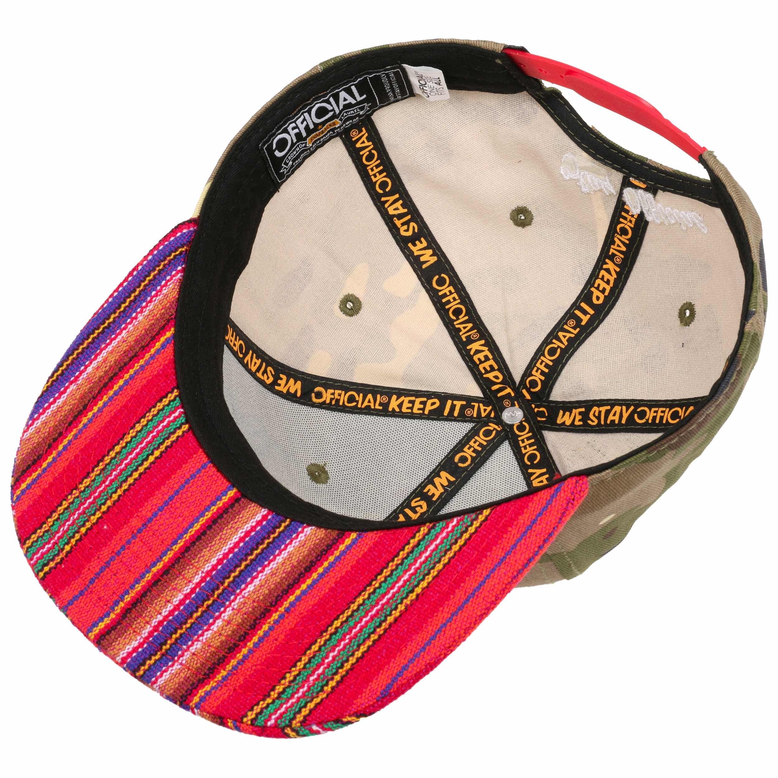 Letterman Snapback Cap by Official Headwear - £20.95
