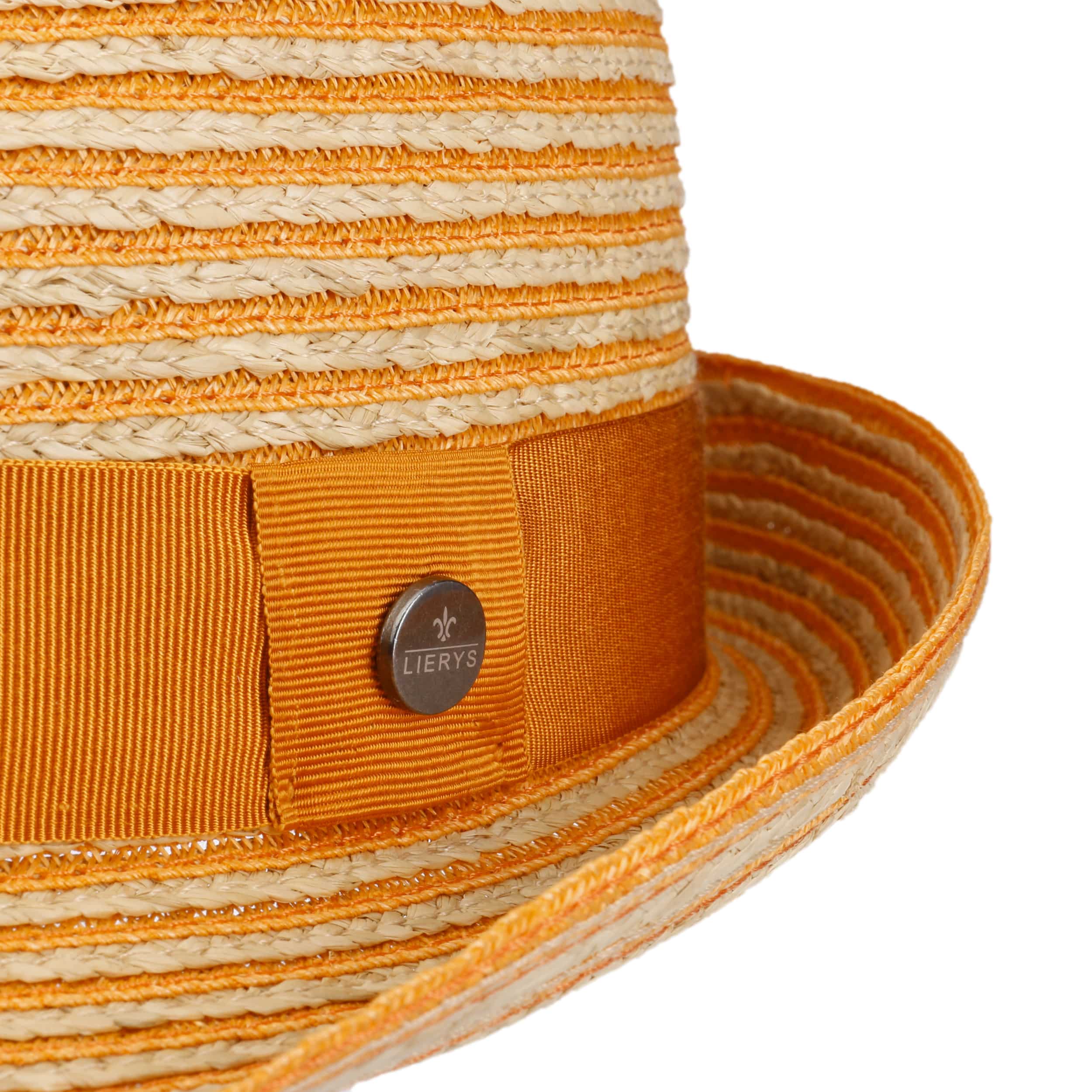 Light Twotone Trilby Straw Hat by Lierys - £96.95