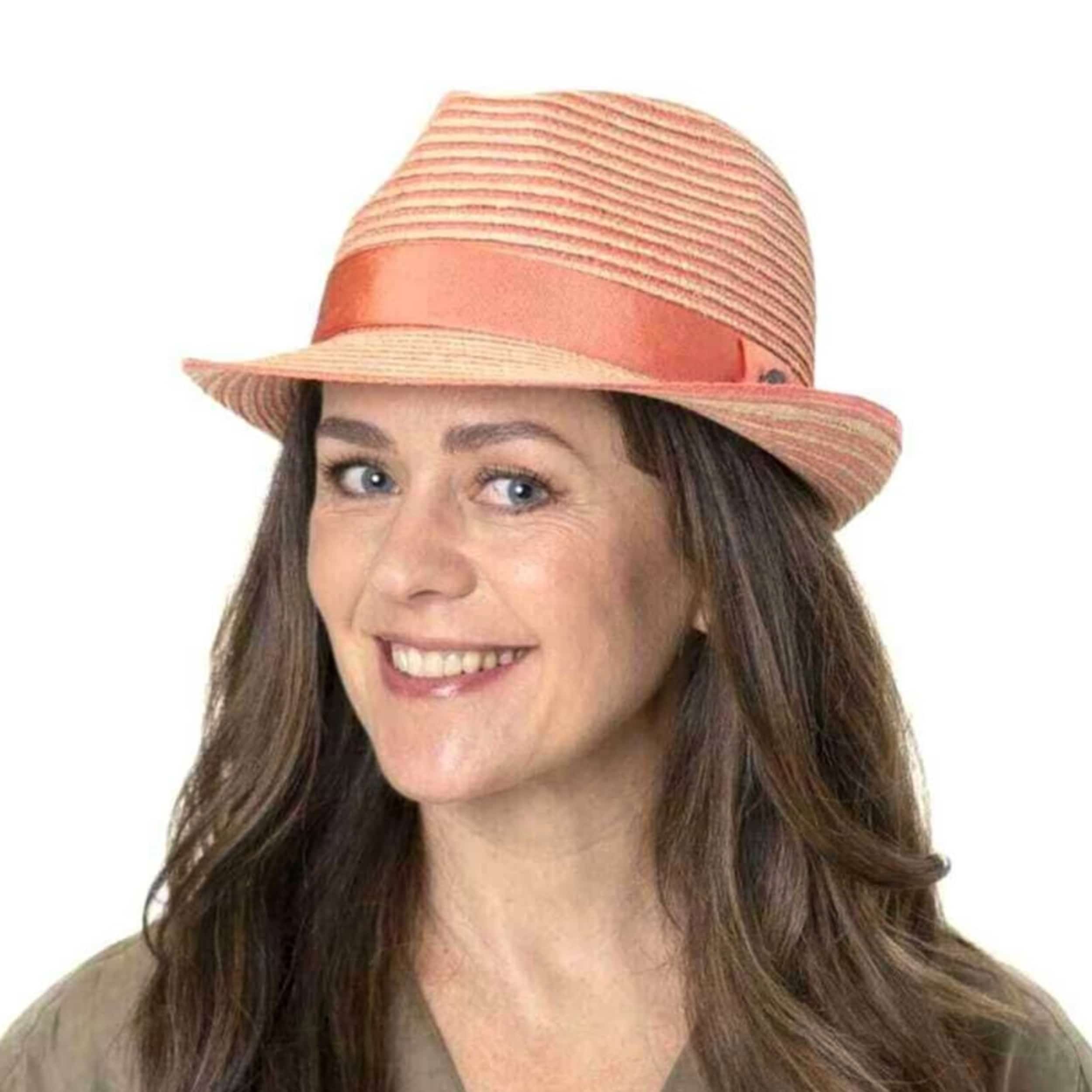 Light Twotone Trilby Straw Hat by Lierys - £96.95
