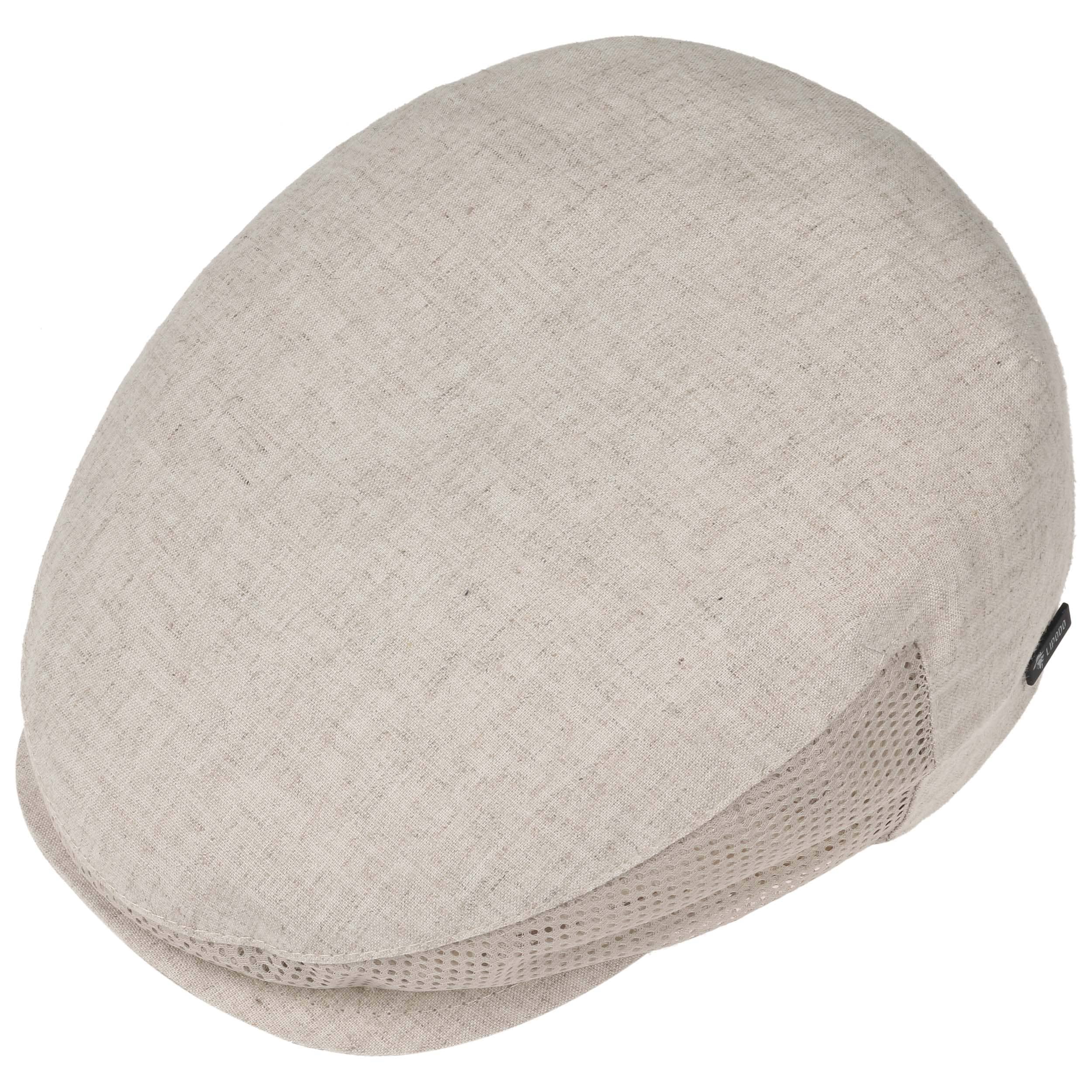 Linen Flat Cap with Mesh by Lipodo - £27.95
