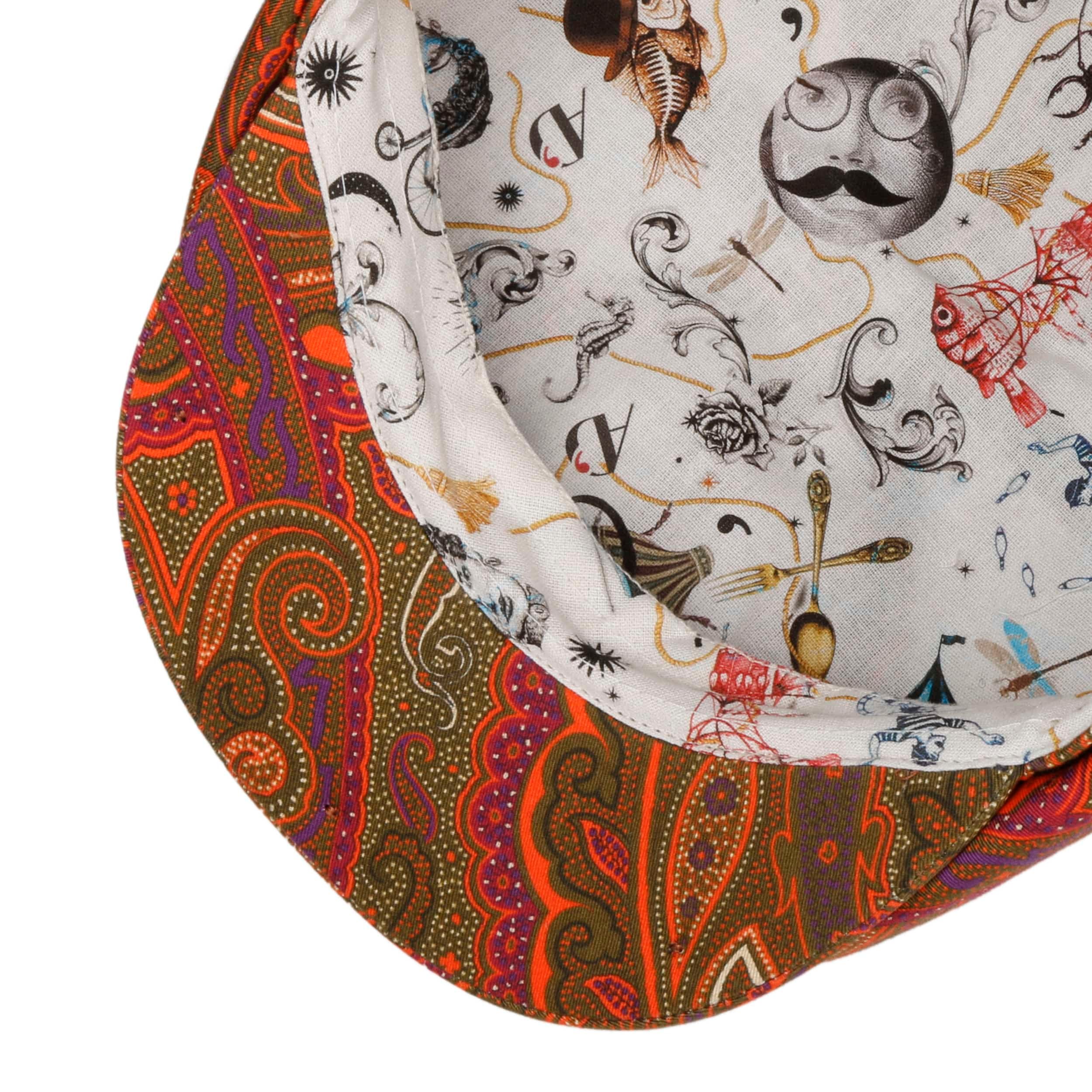 Livelco Paisley Flat Cap by Alfonso D’Este - £88.95