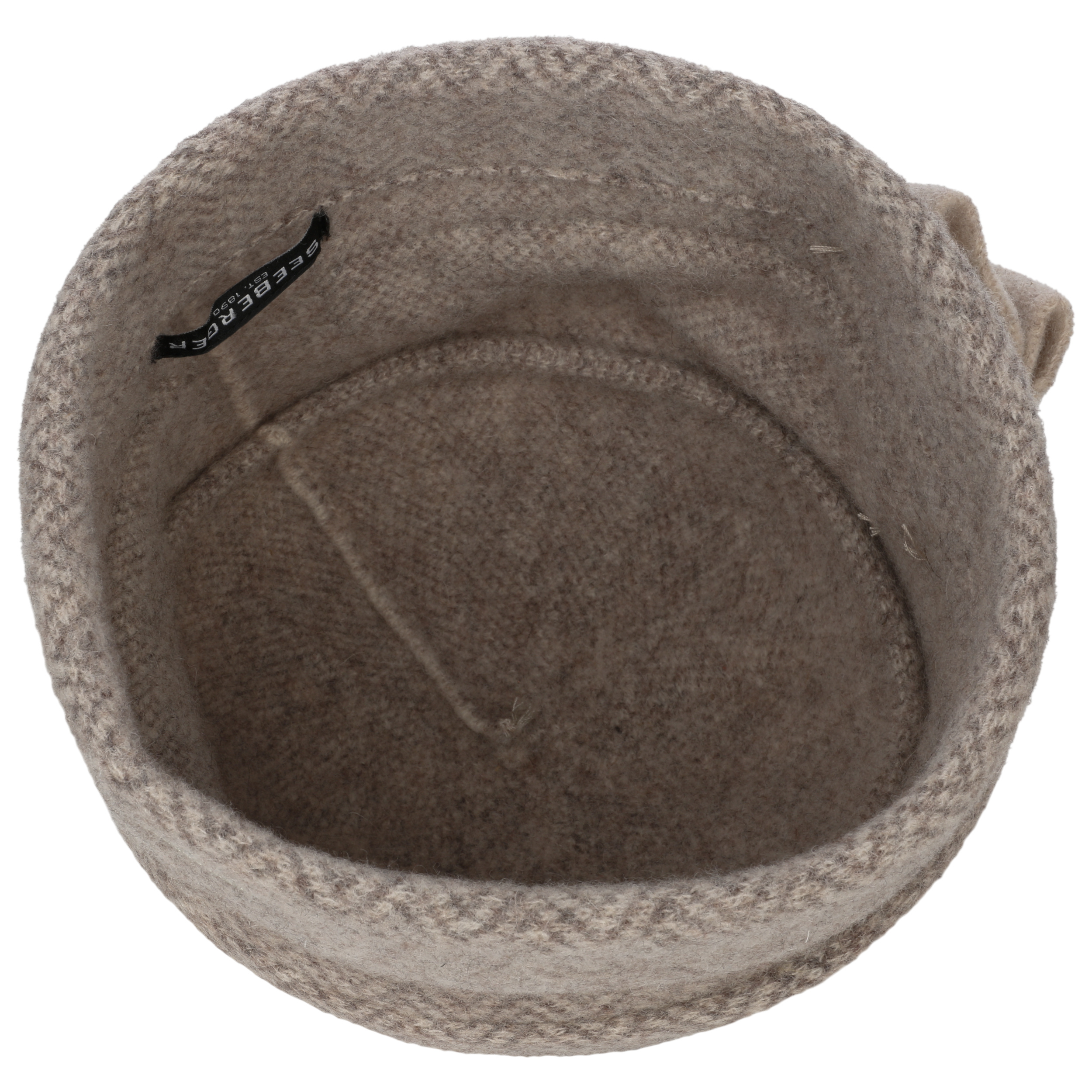 Livelia Herringbone Milled Wool Hat by Seeberger - £38.95