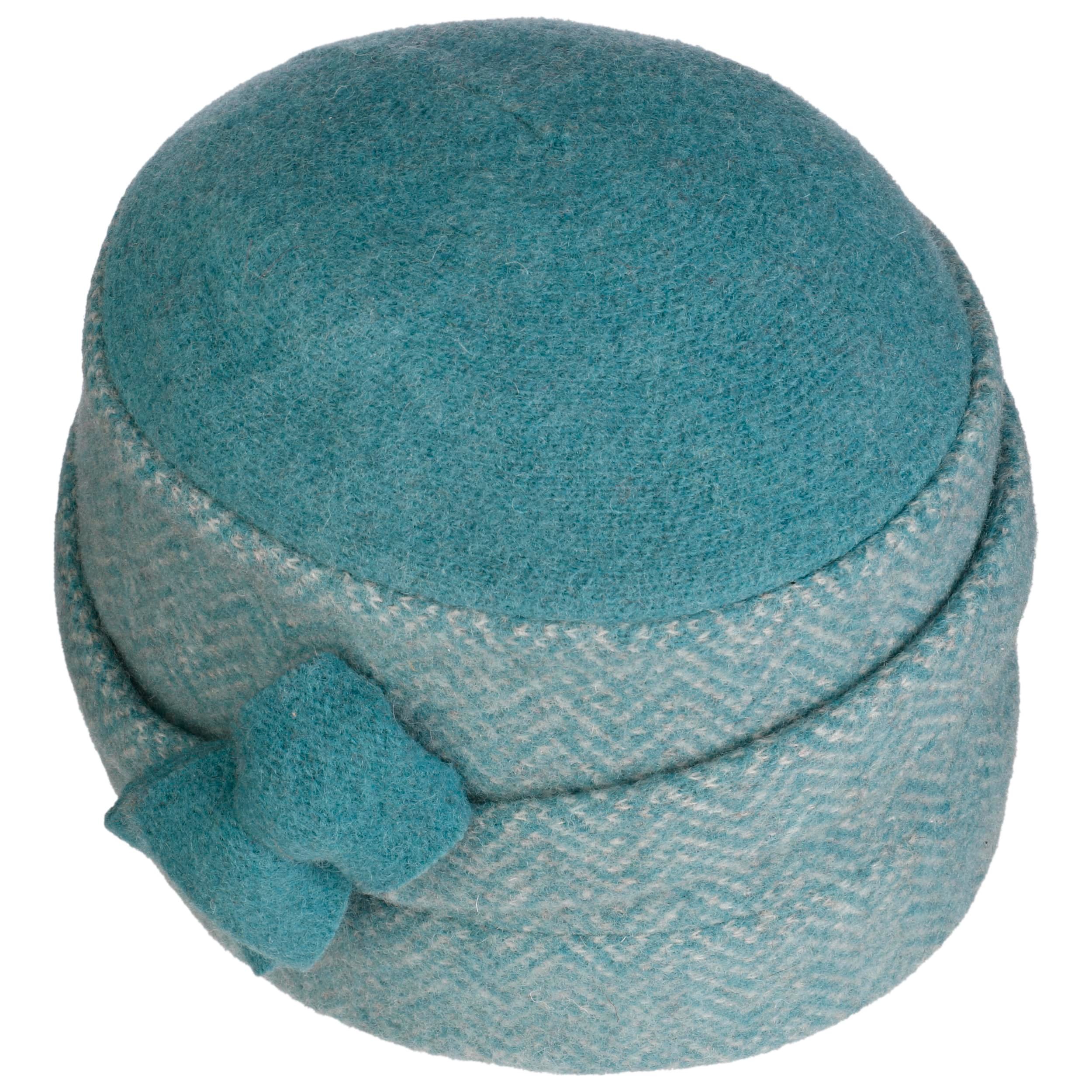 Livelia Herringbone Milled Wool Hat by Seeberger - £38.95