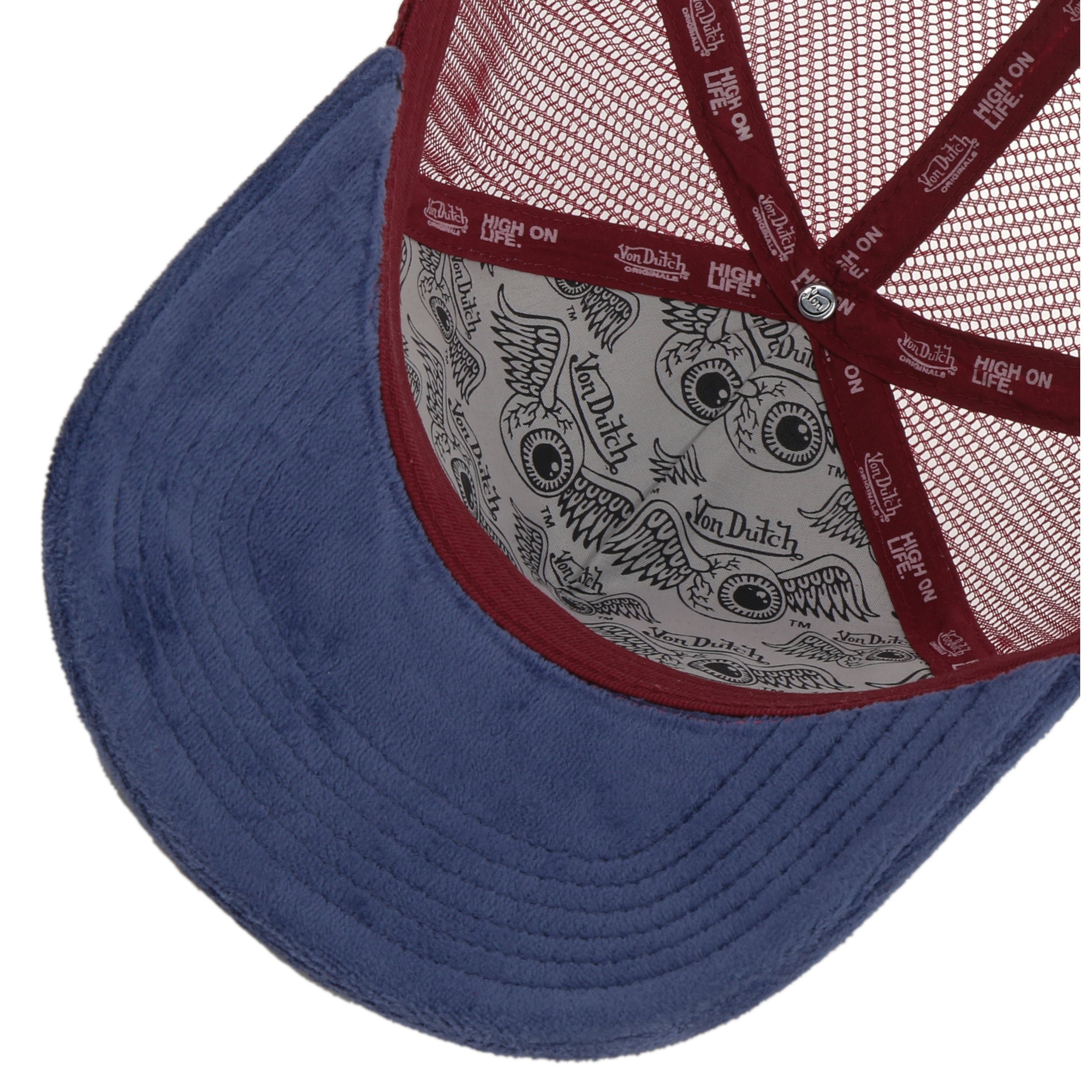 Logo Velvet Trucker Cap by Von Dutch - £23.95