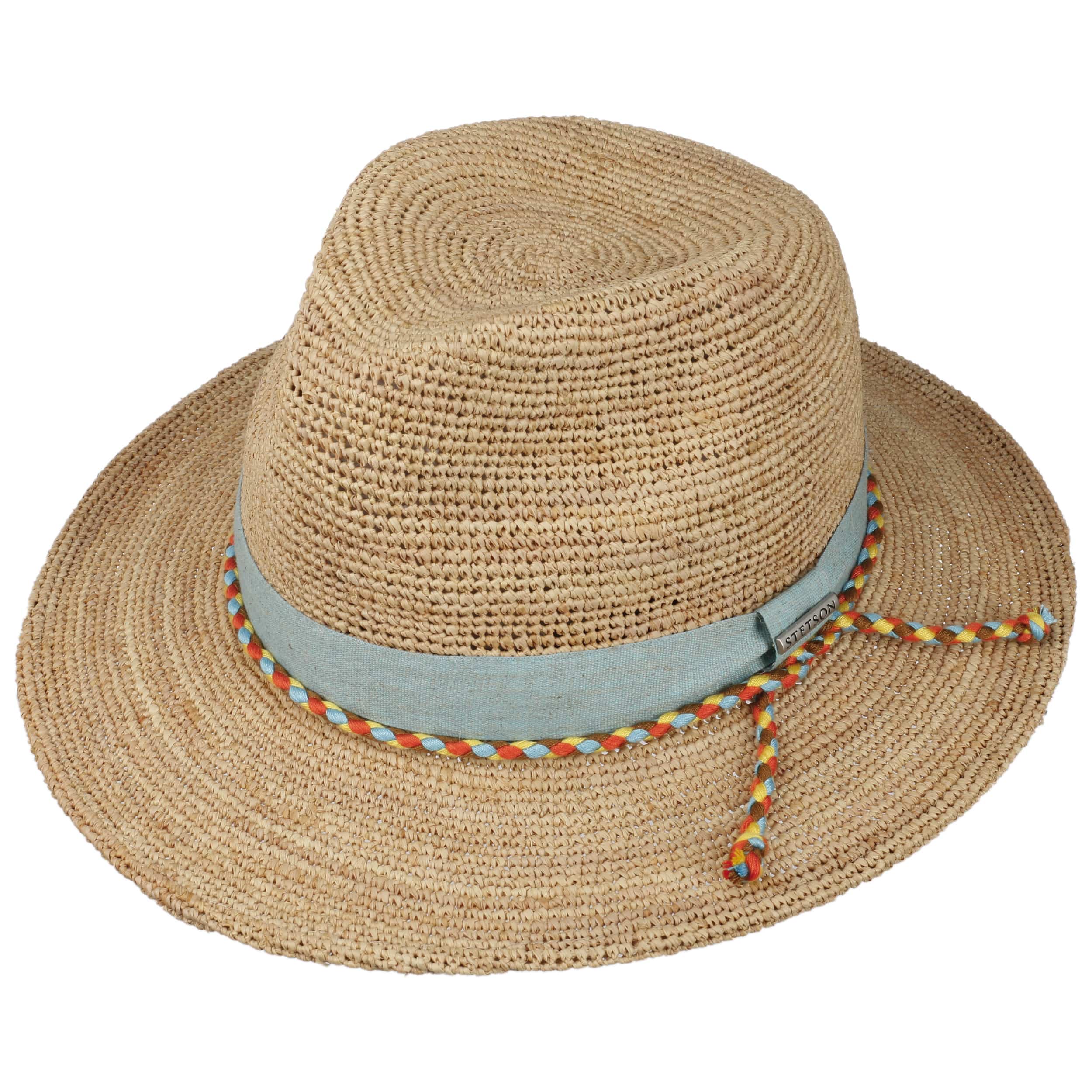 Lorando Crochet Traveller Raffia Hat by Stetson --> Shop Hats, Beanies ...