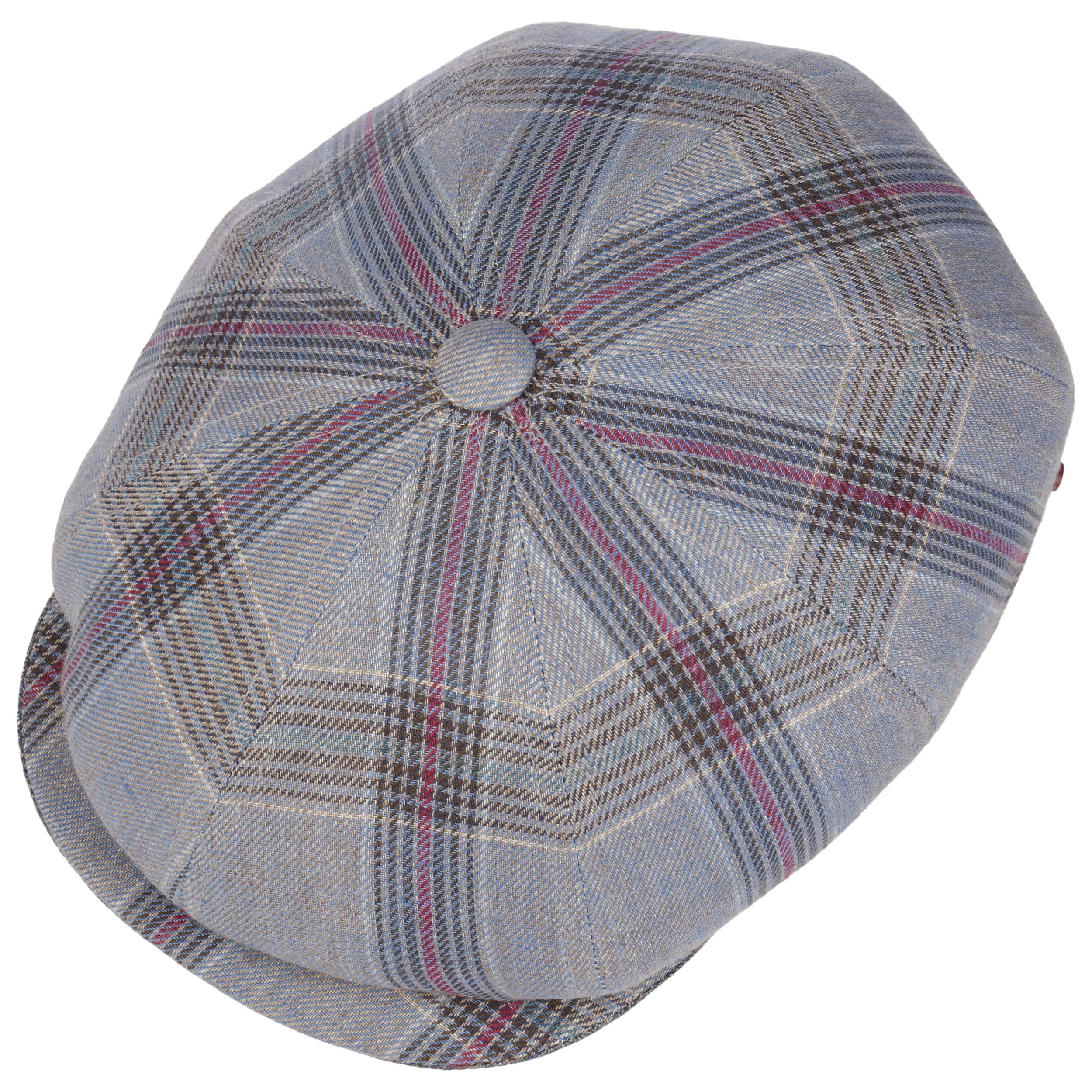 Lorente Check Flat Cap by Alfonso D’Este - £80.95