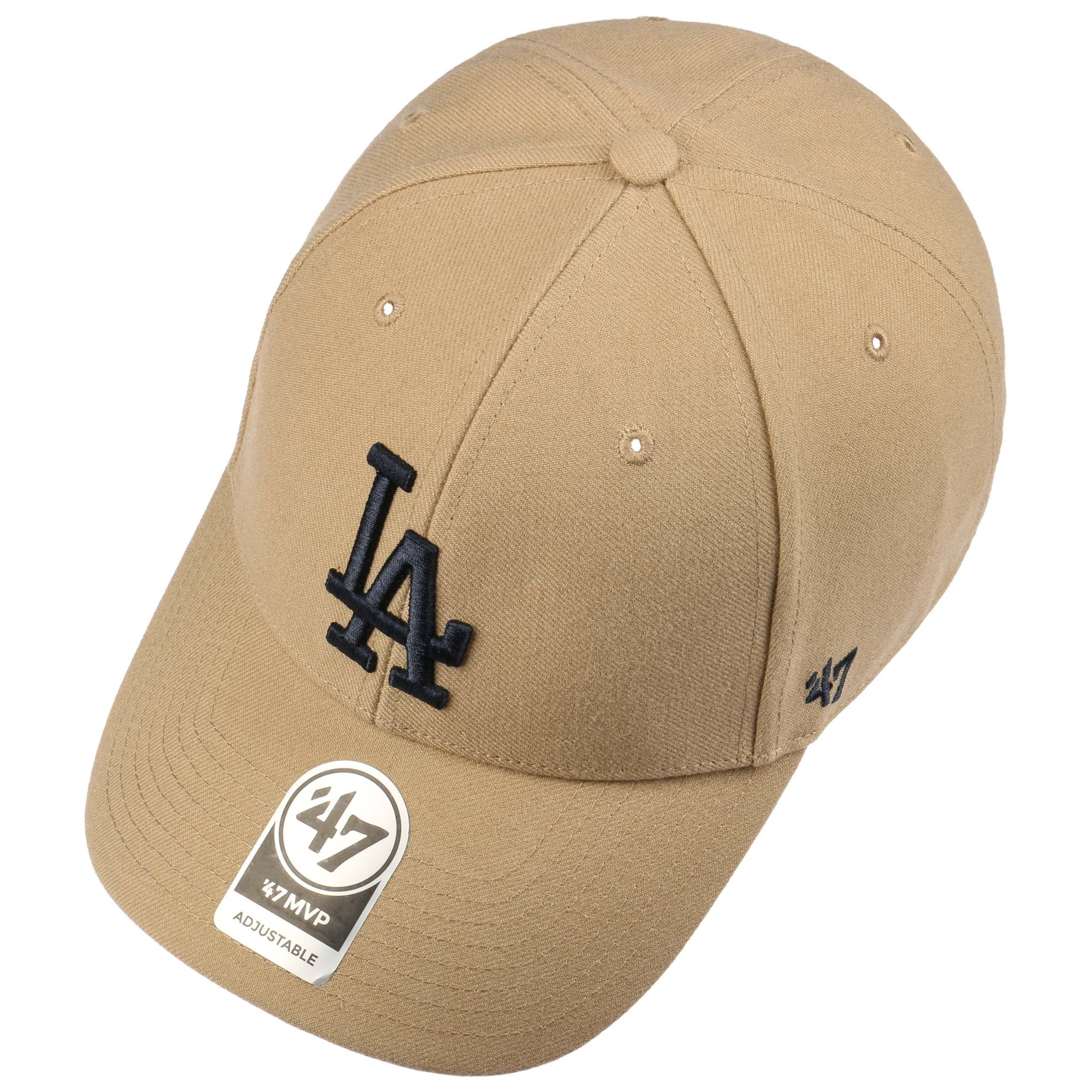 MVP Khaki Dodgers Strapback Cap by 47 Brand - £17.95