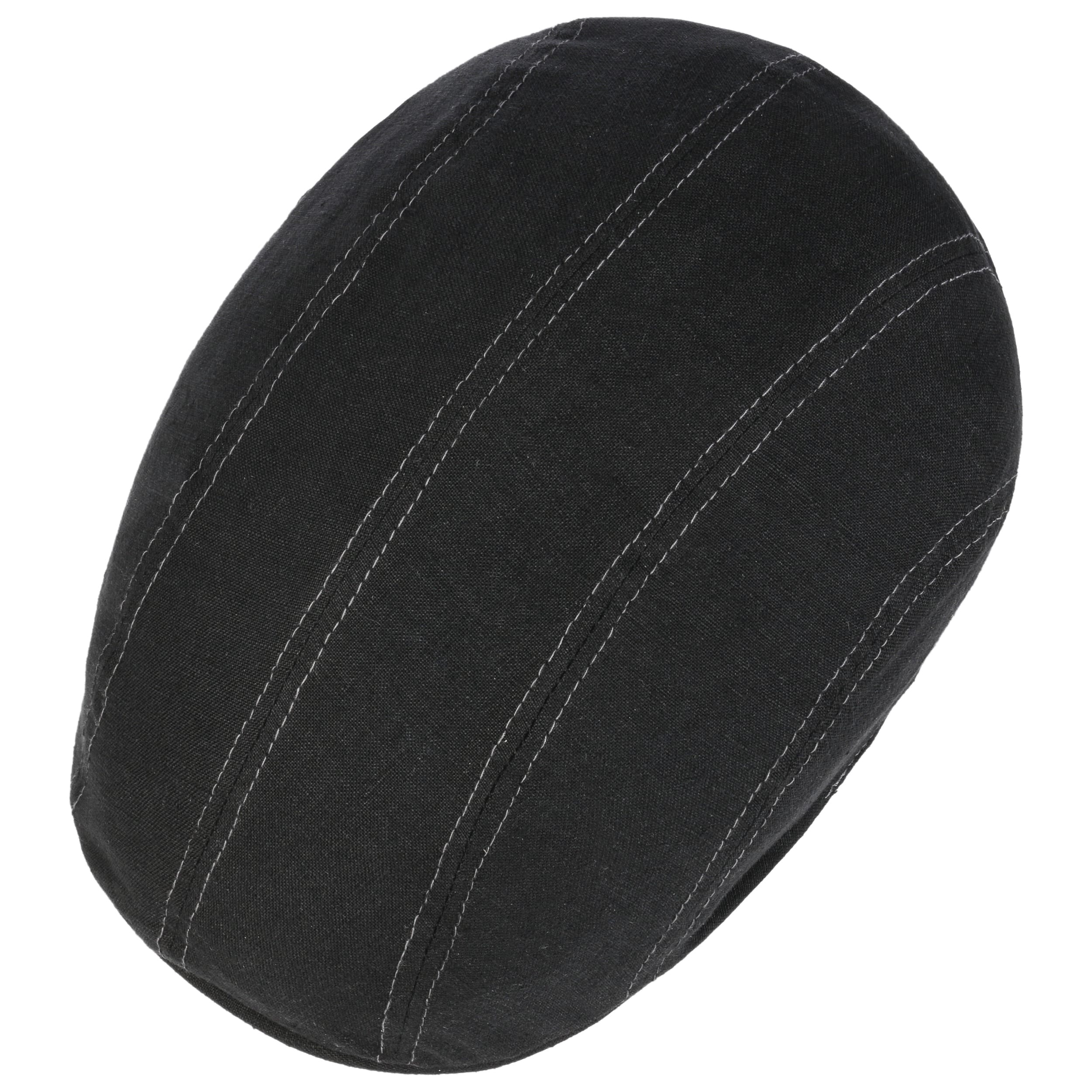 Madison Linen Flat Cap by Stetson - £89.00
