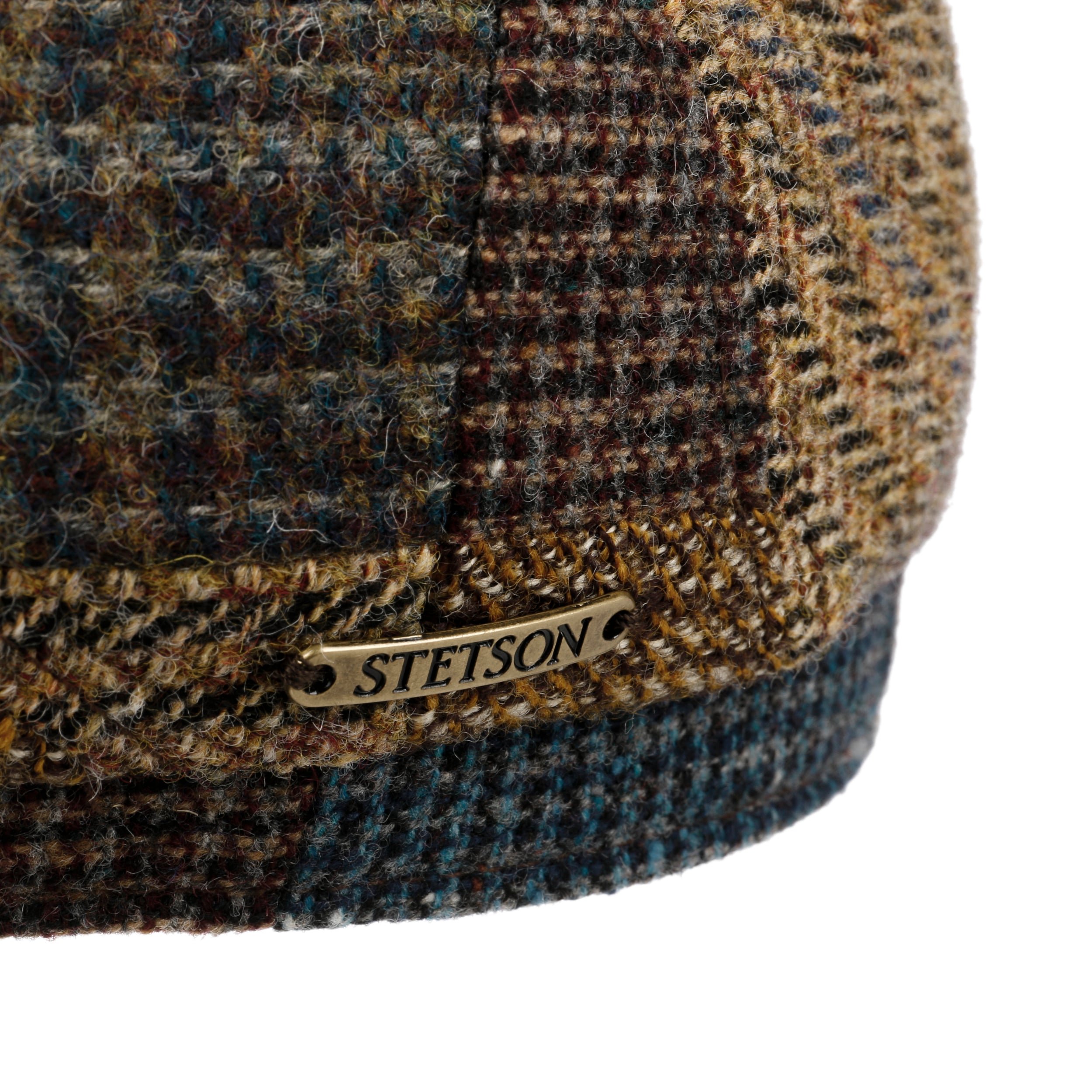 Mandeo Driver Patchwork Flat Cap by Stetson --> Online Hat Shop in the ...