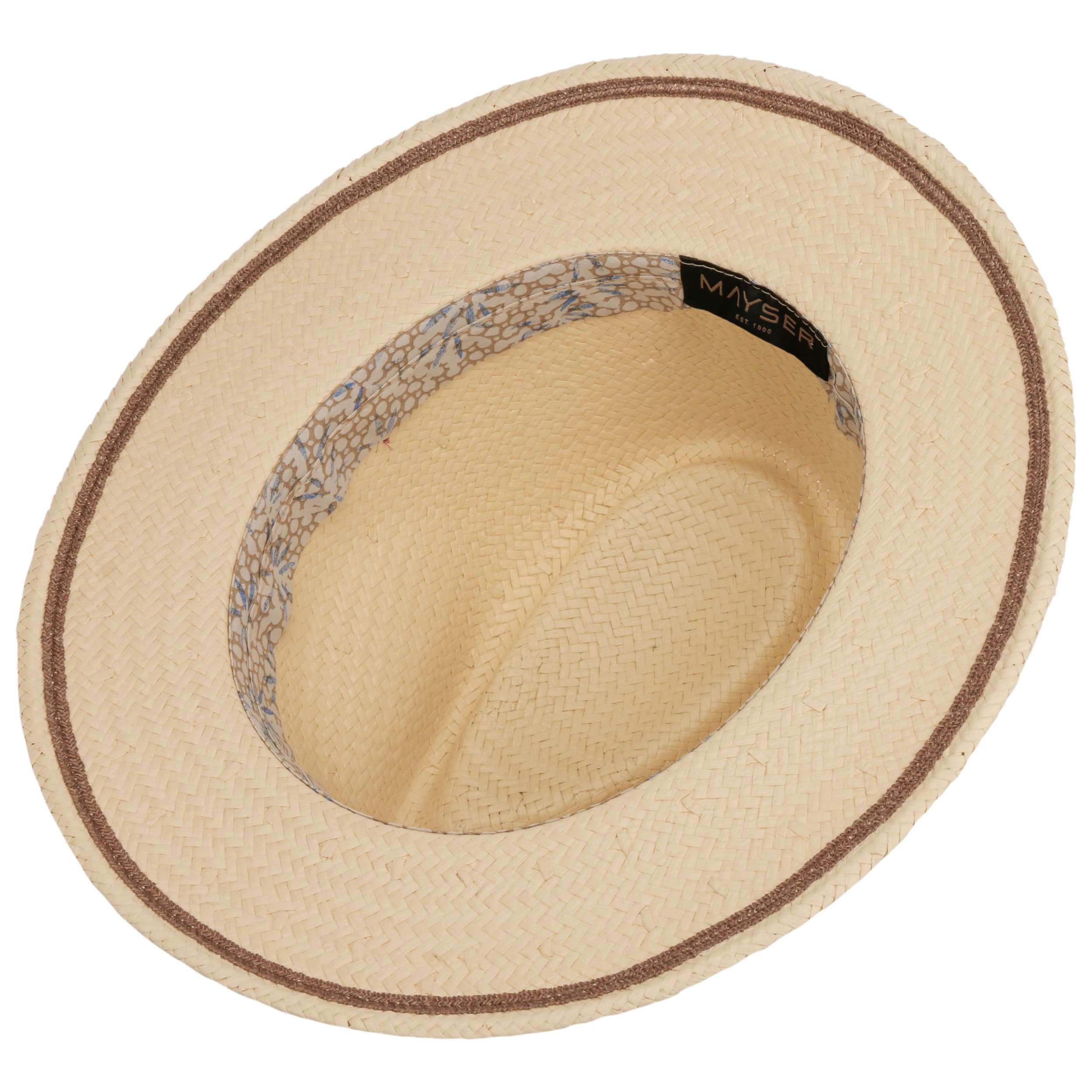 Mathis Striped Band Straw Hat by Mayser - £80.95