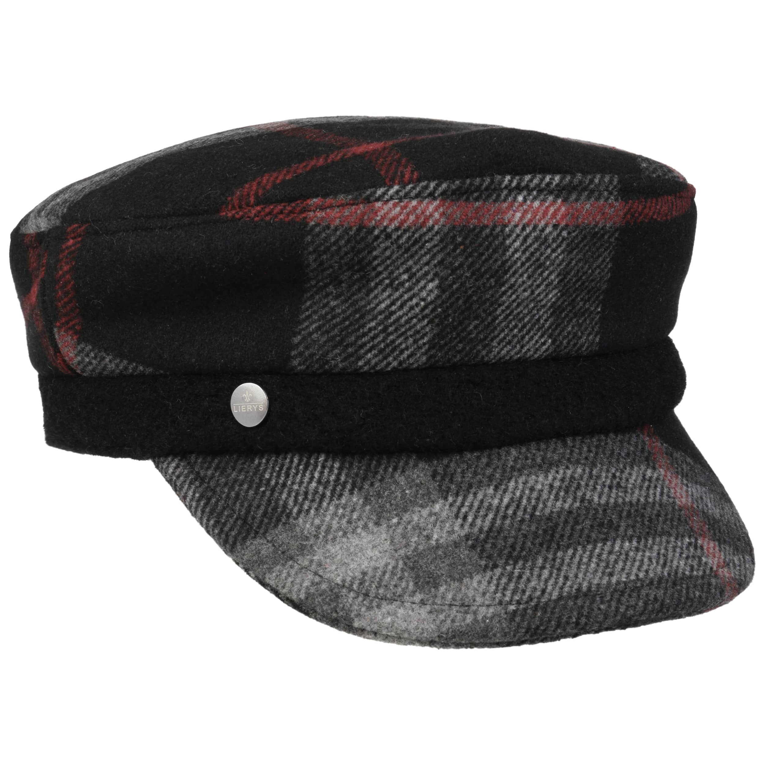 Mevala Check Baker Boy Hat by Lierys --> Shop Hats, Beanies & Caps ...