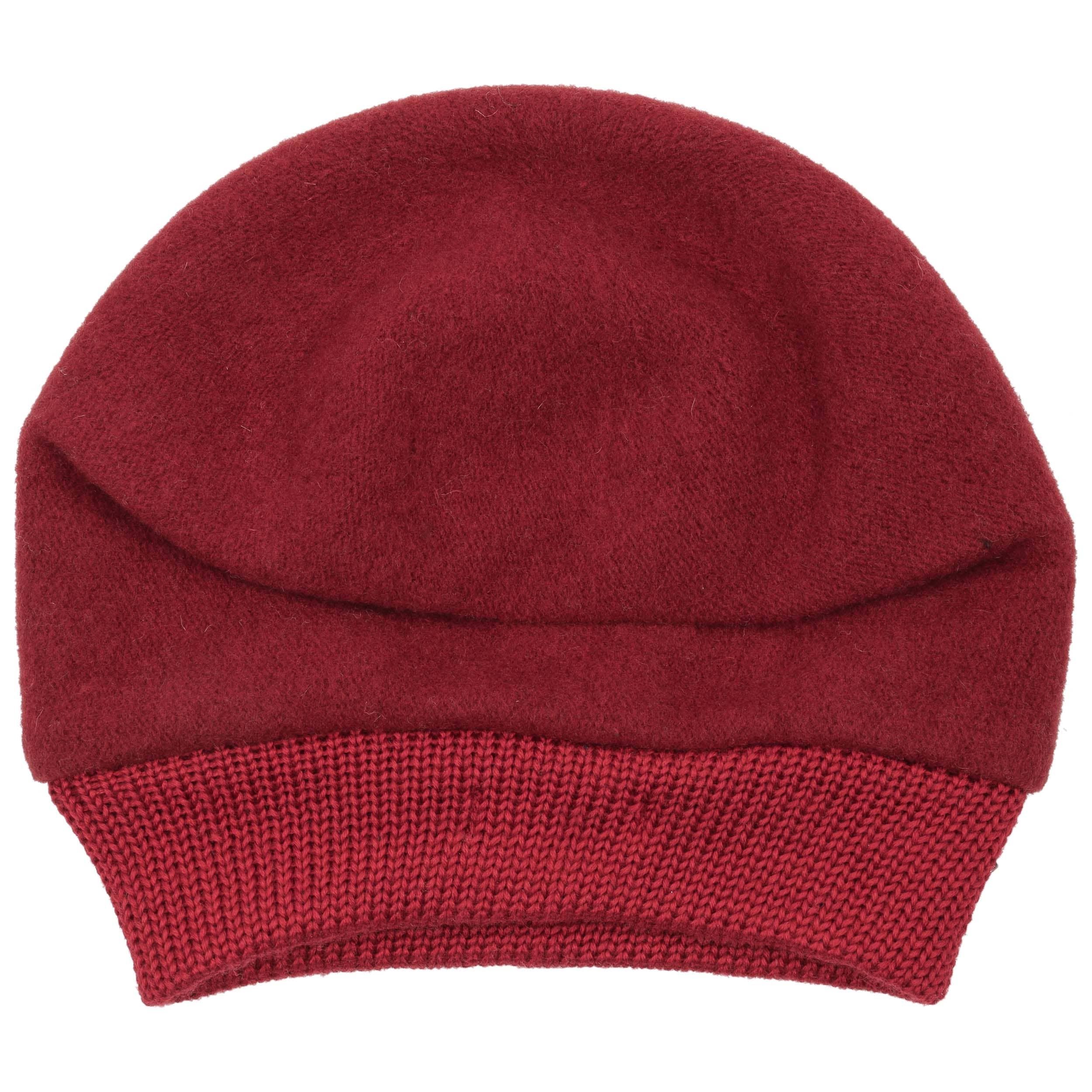 Milled Wool Hat Ribbed Edge by Seeberger - £23.95