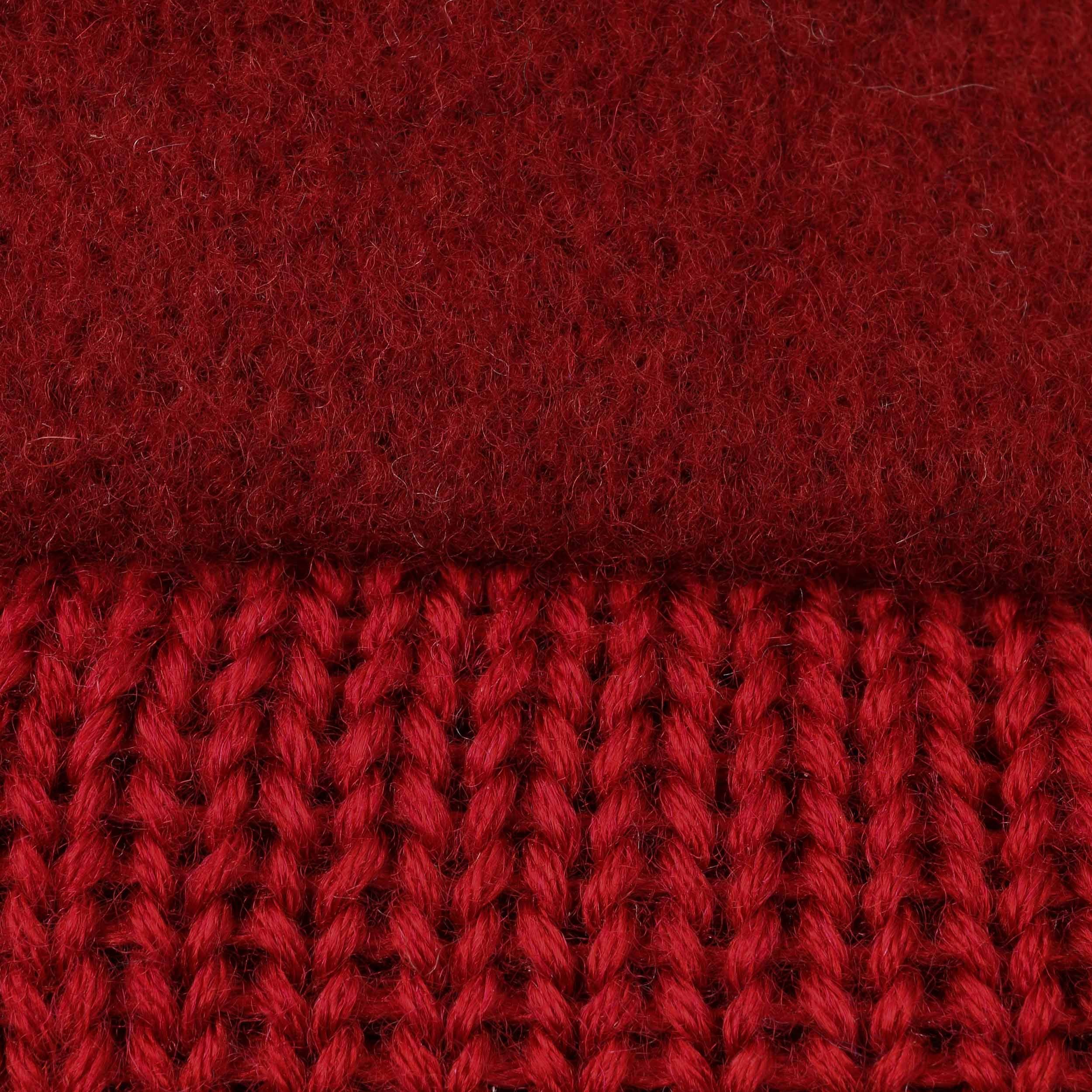 Milled Wool Hat Ribbed Edge by Seeberger - £23.95