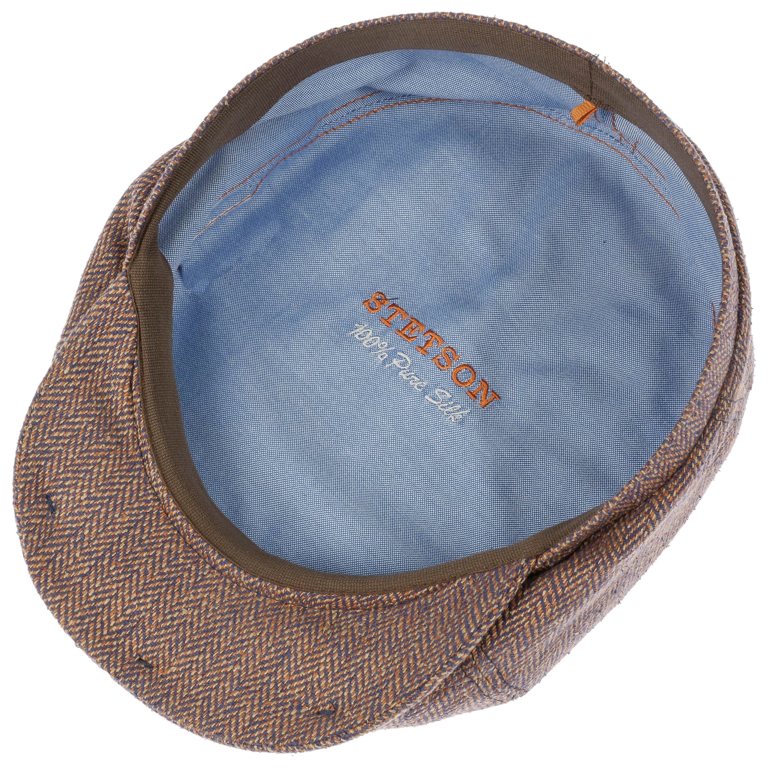 Milner Silk Flat Cap by Stetson - £129.00