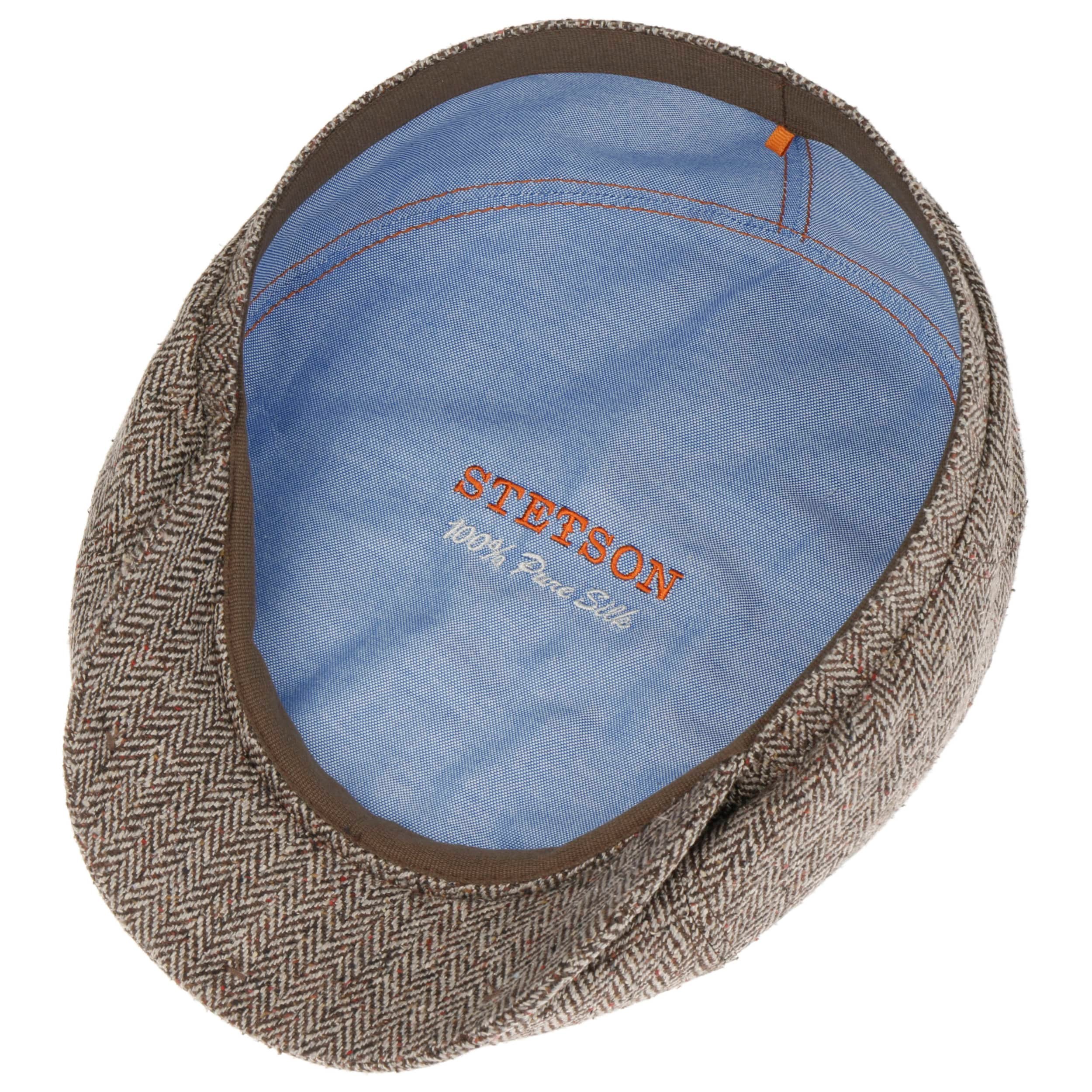 Milner Silk Flat Cap by Stetson - £129.00