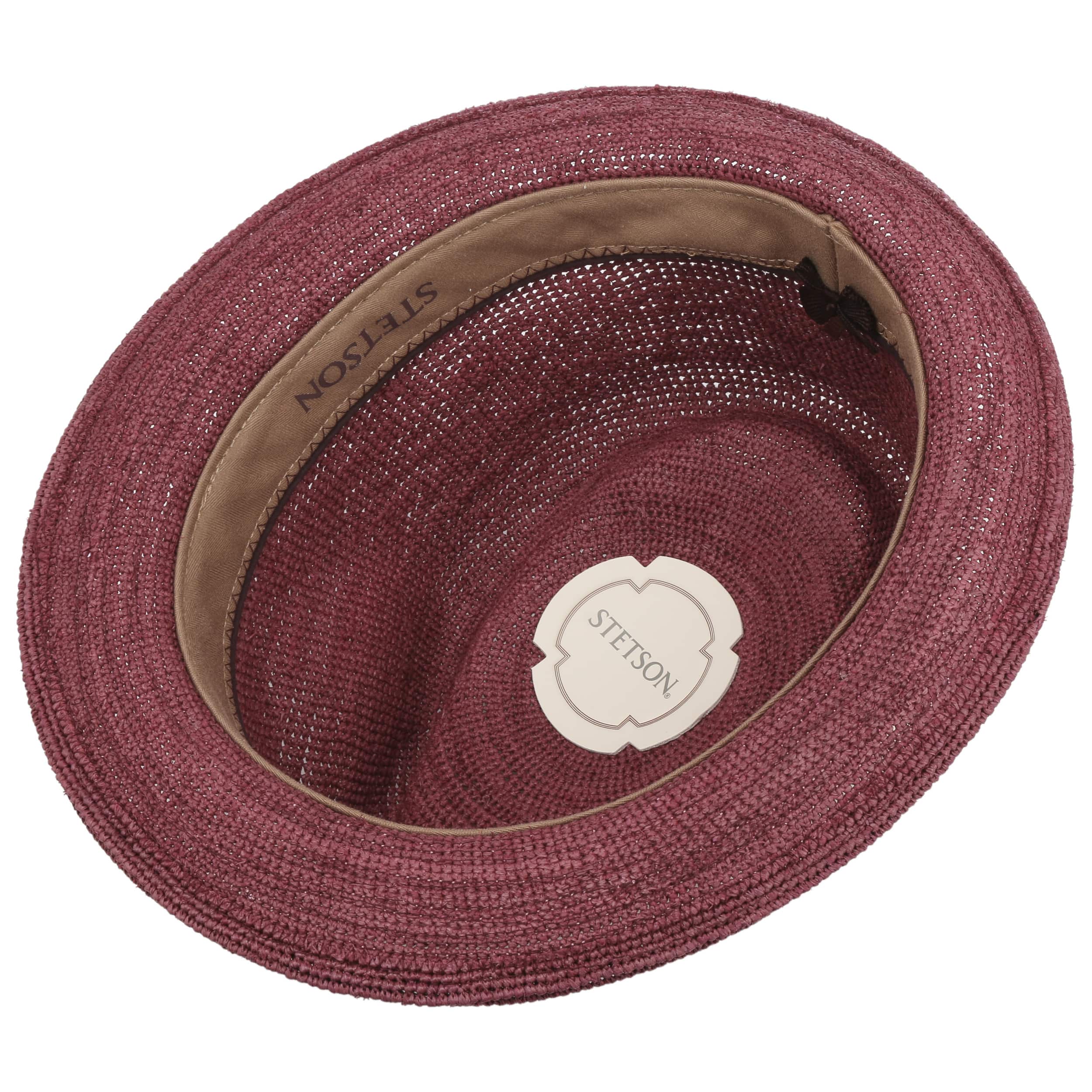 Mivella Crochet Trilby Raffia Hat by Stetson - £129.00