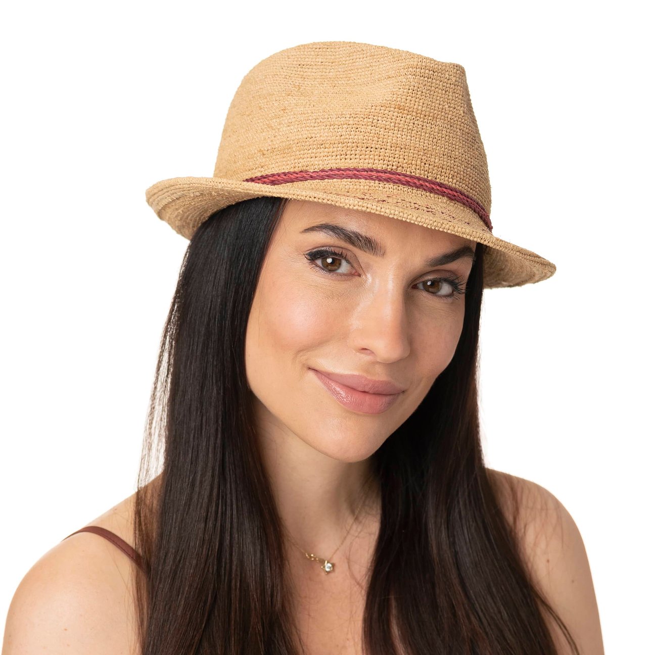 Mivella Crochet Trilby Raffia Hat by Stetson - £129.00