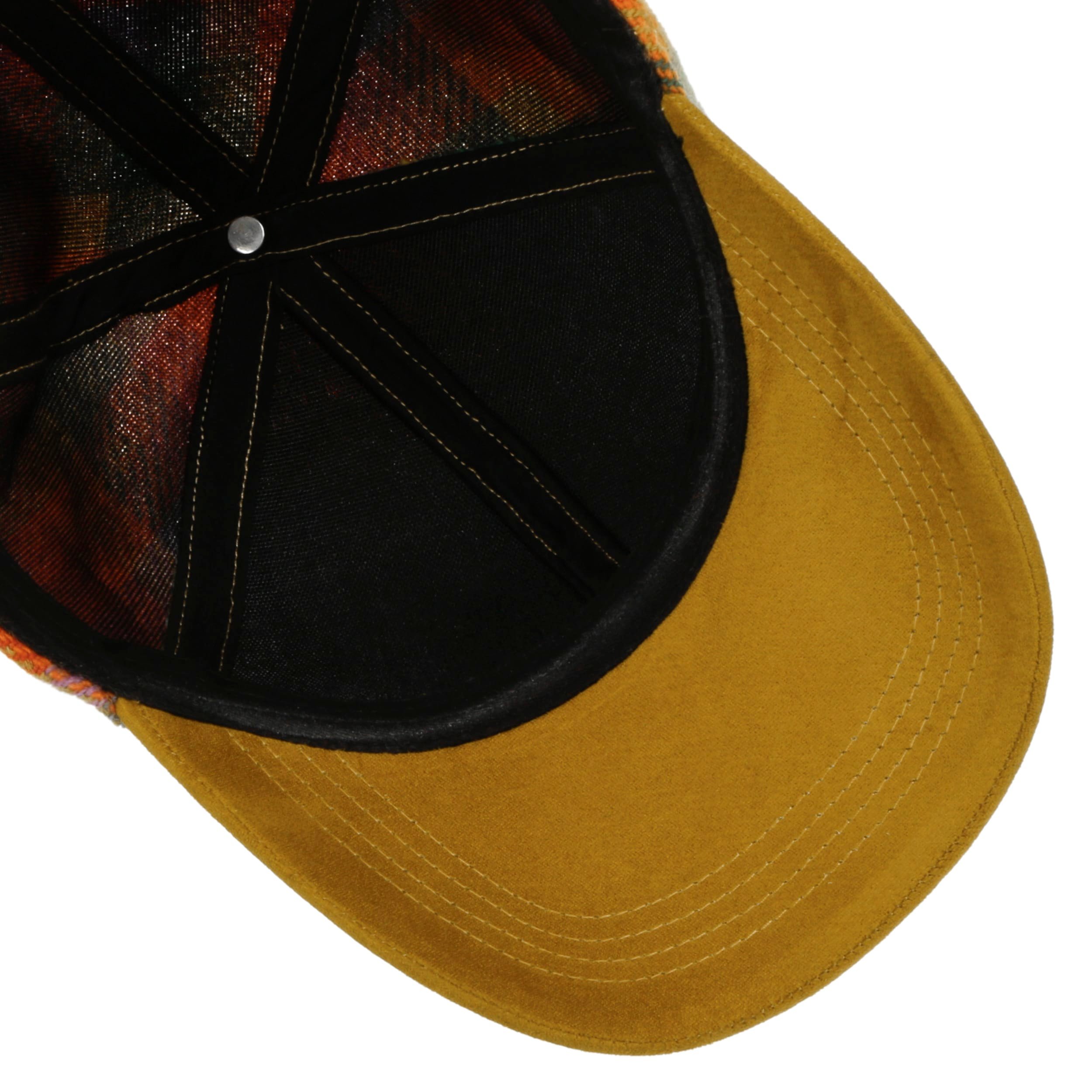 Multicolour Wool Check Cap by Loevenich - £35.95