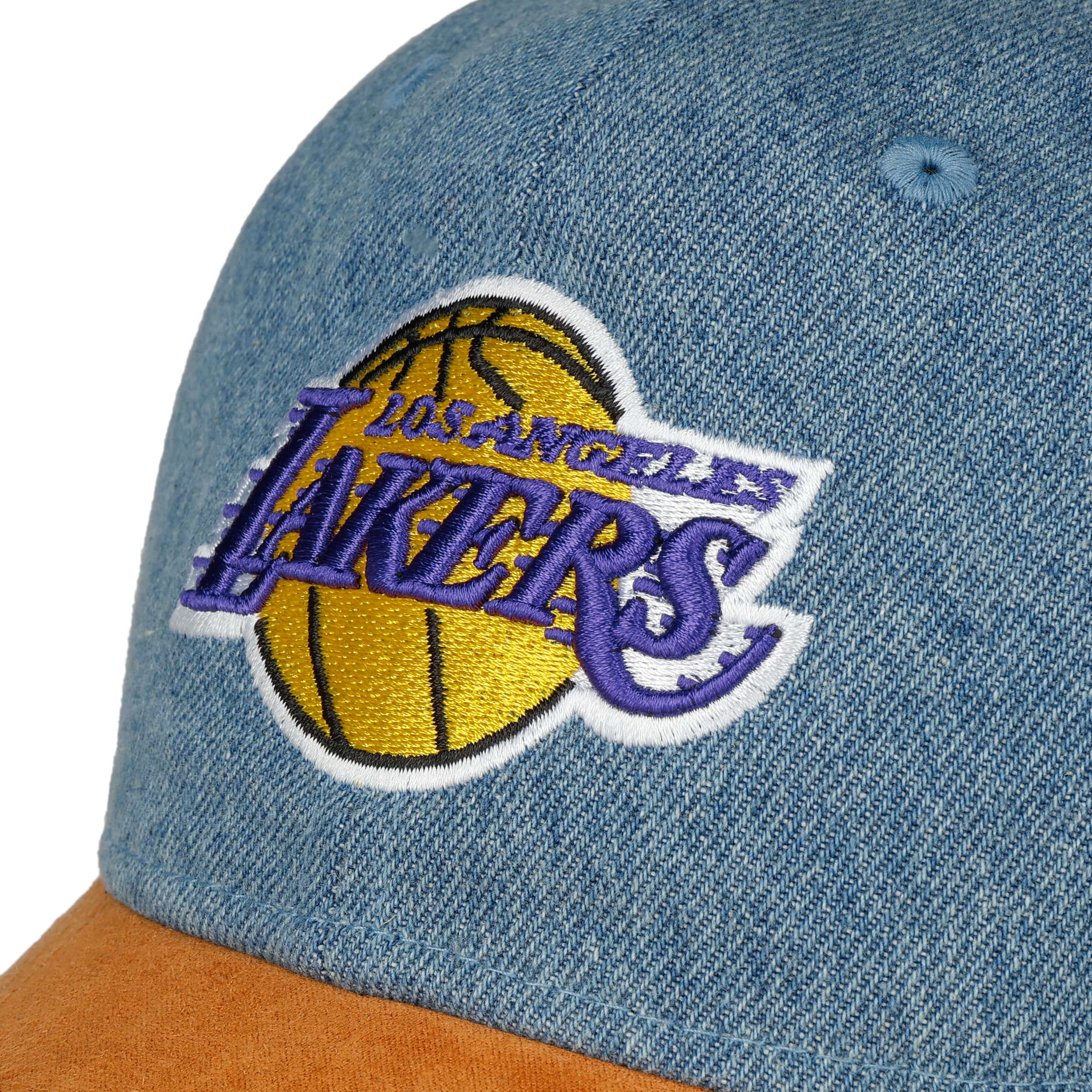 NBA Denim Midi Lakers Cap by New Era - £32.95