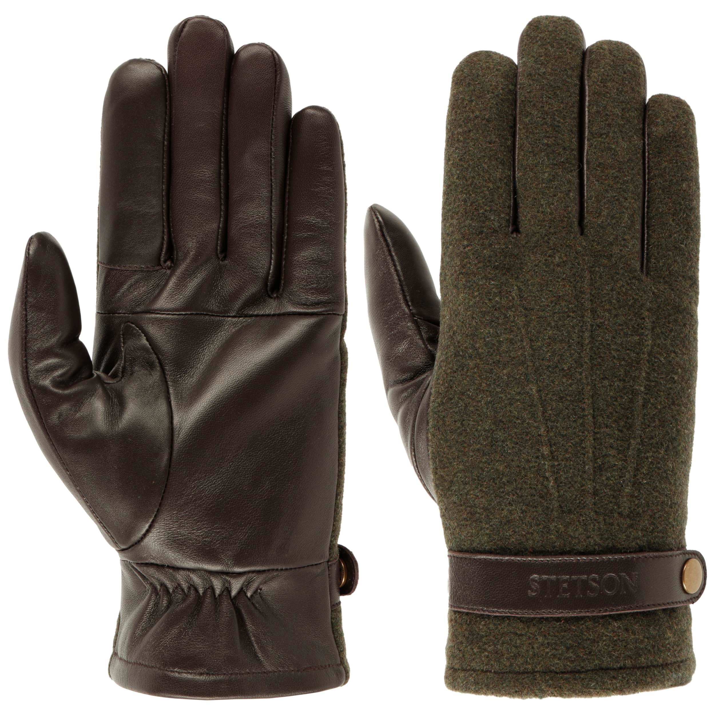 Nappa Wool Full-Fingered Gloves by Stetson - £89.00