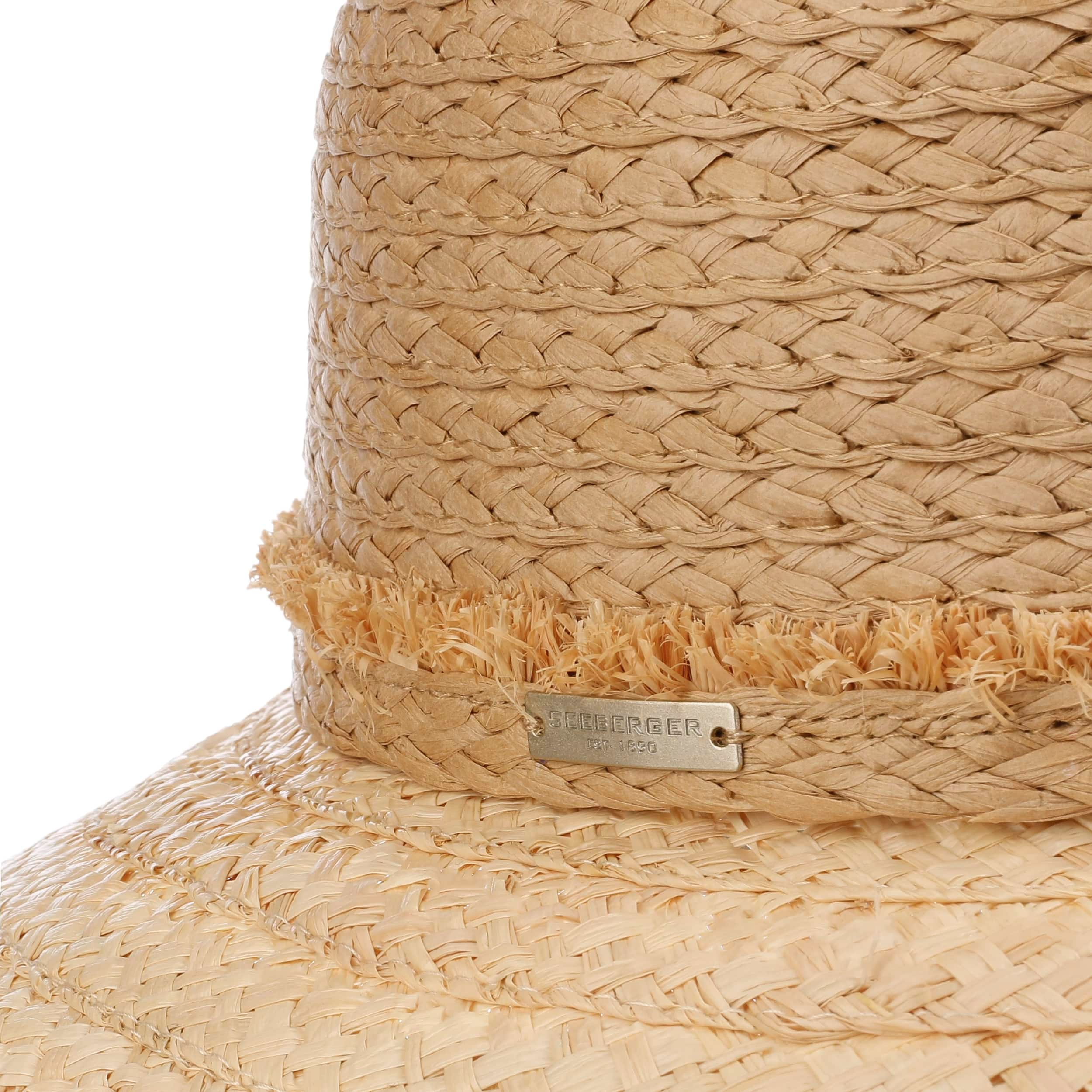 New Twotone Cloche Straw Hat by Seeberger - £44.95