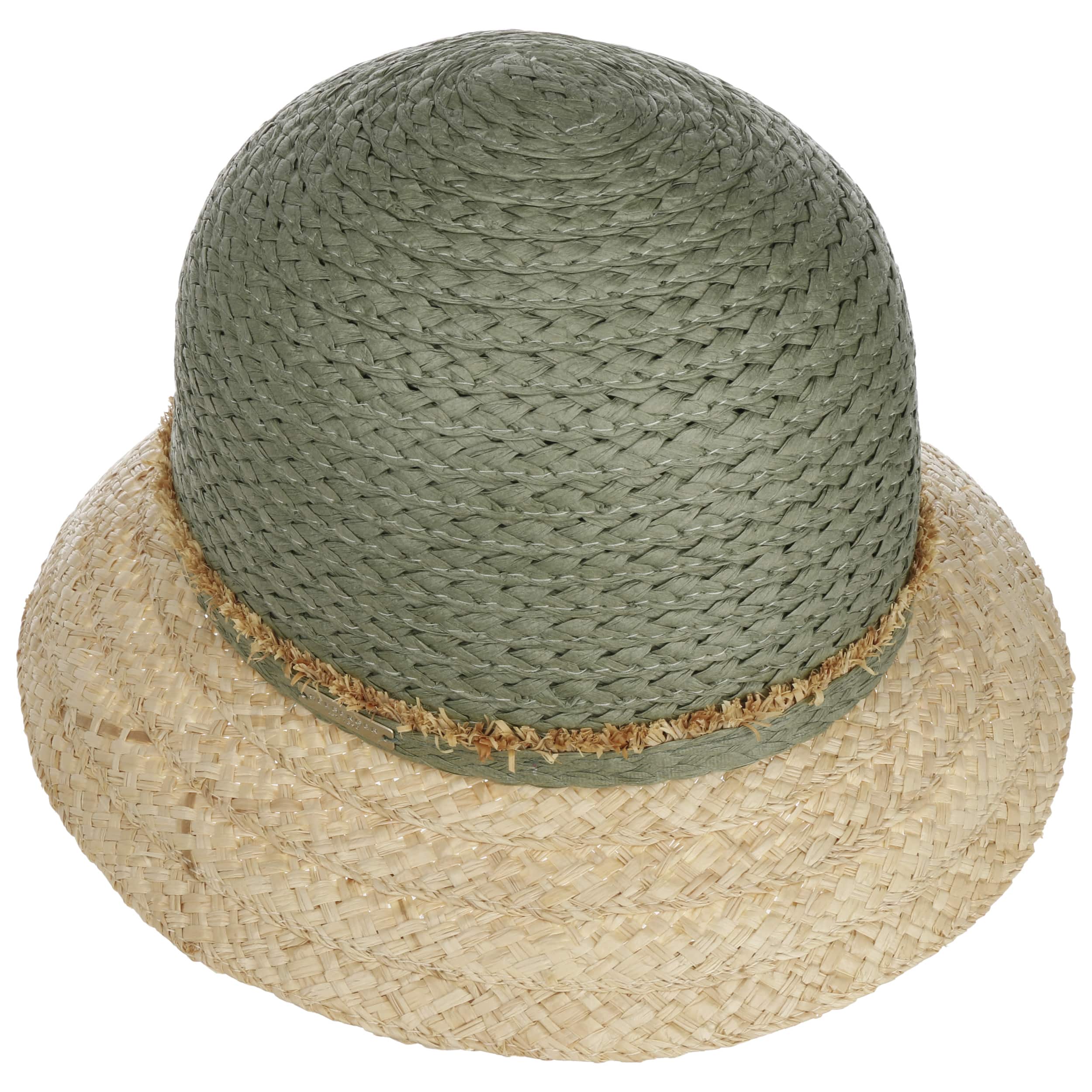 New Twotone Cloche Straw Hat by Seeberger - £43.95
