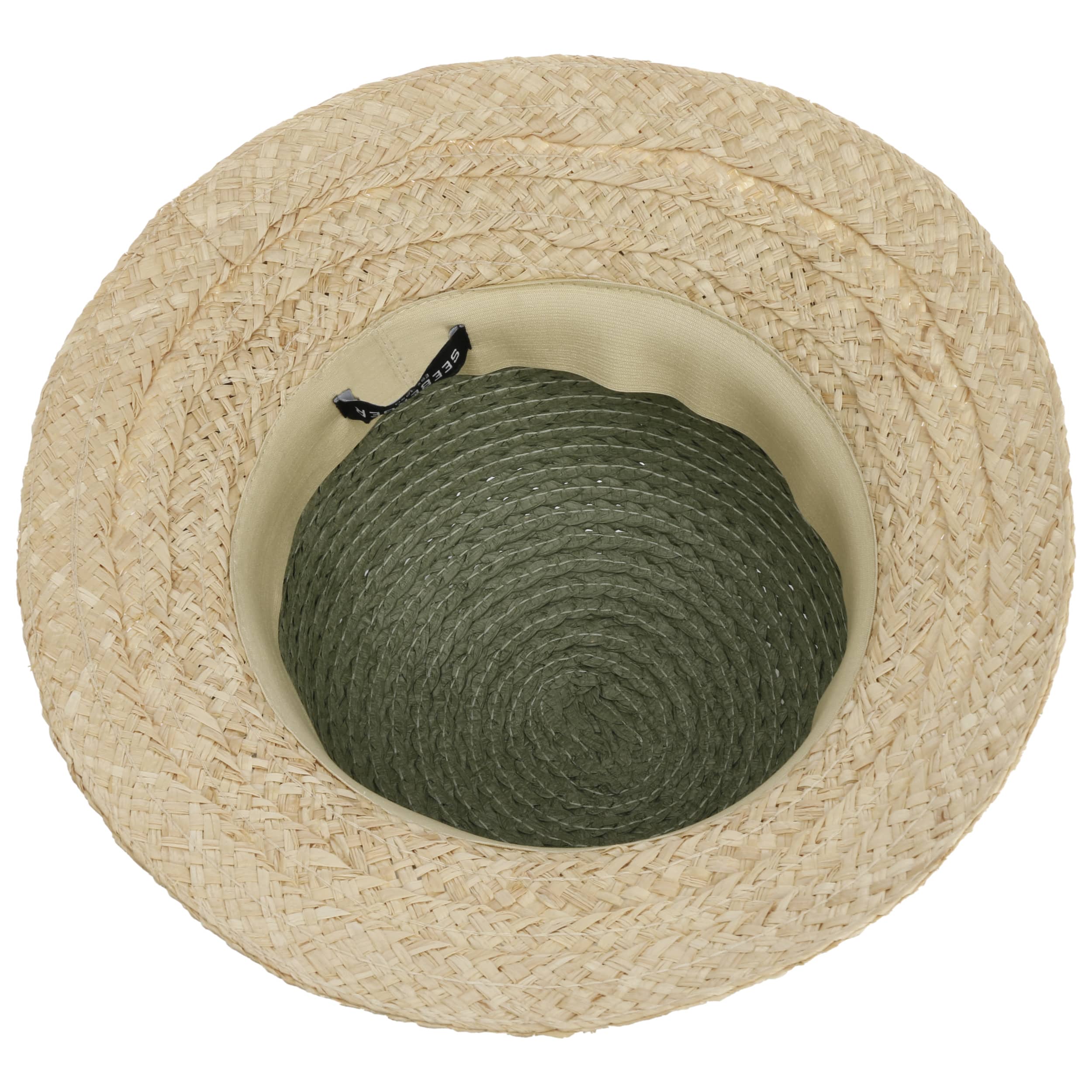 New Twotone Cloche Straw Hat by Seeberger - £43.95