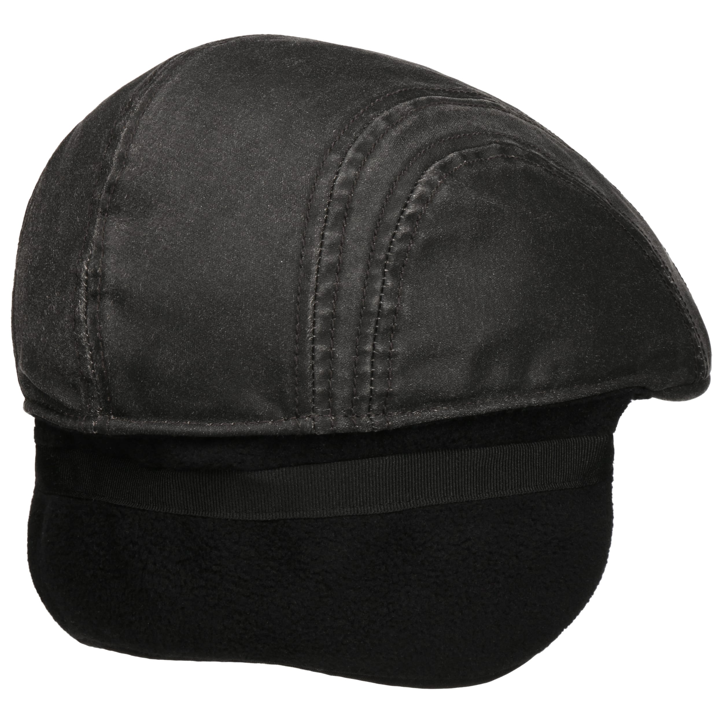 Old Cotton Flat Cap with Ear Flaps by Stetson - £99.00