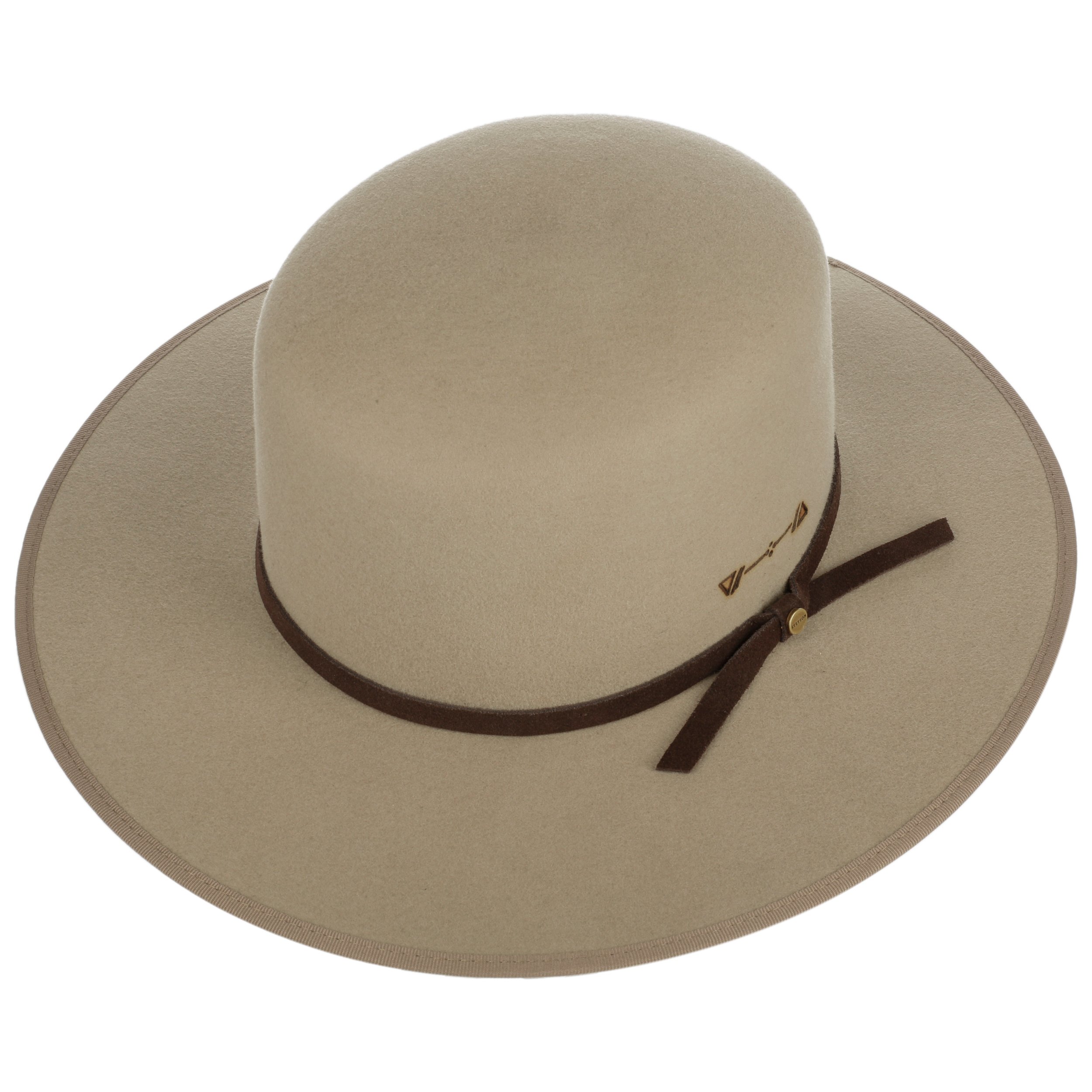 Open Crown Asahi Guard Wool Hat by Stetson - £149.00