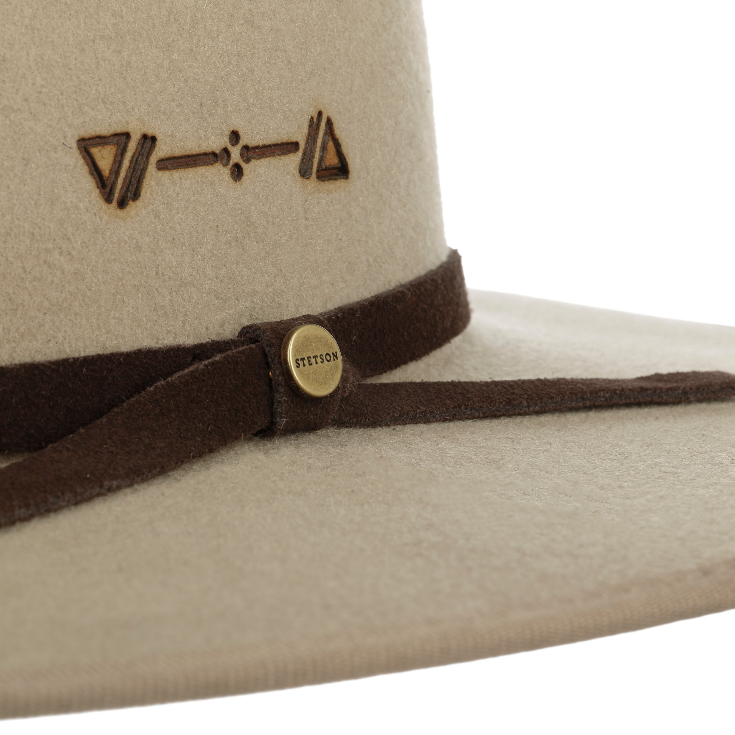 Open Crown Asahi Guard Wool Hat by Stetson - £149.00