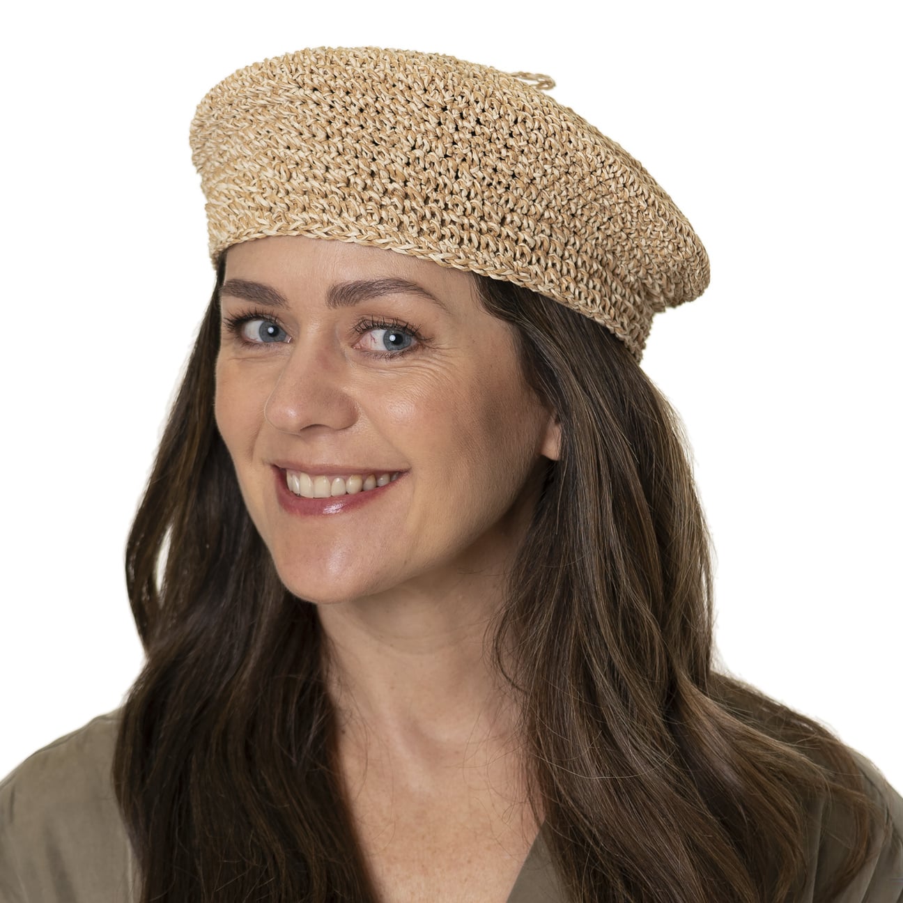 Paper Straw Beret by McBURN - £32.95