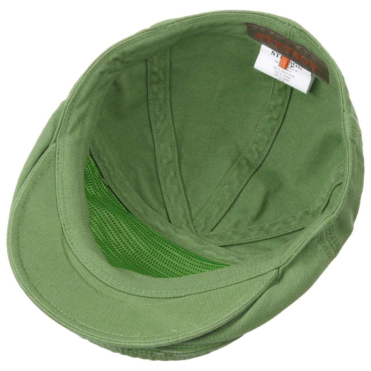 Paradise Cotton Flat Cap by Stetson - £39.00