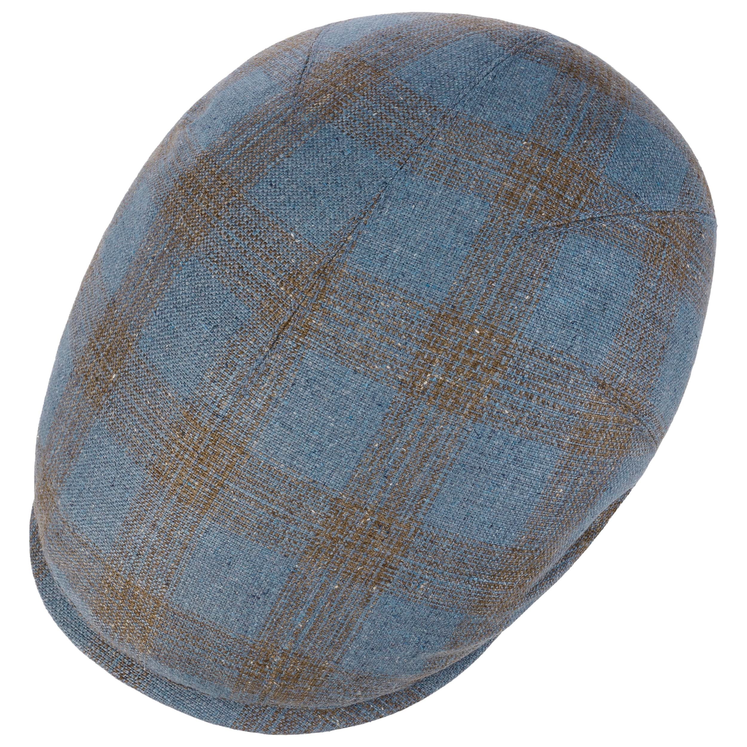 Pierce Silk Check Flat Cap Zechbauer by Mayser - £97.95