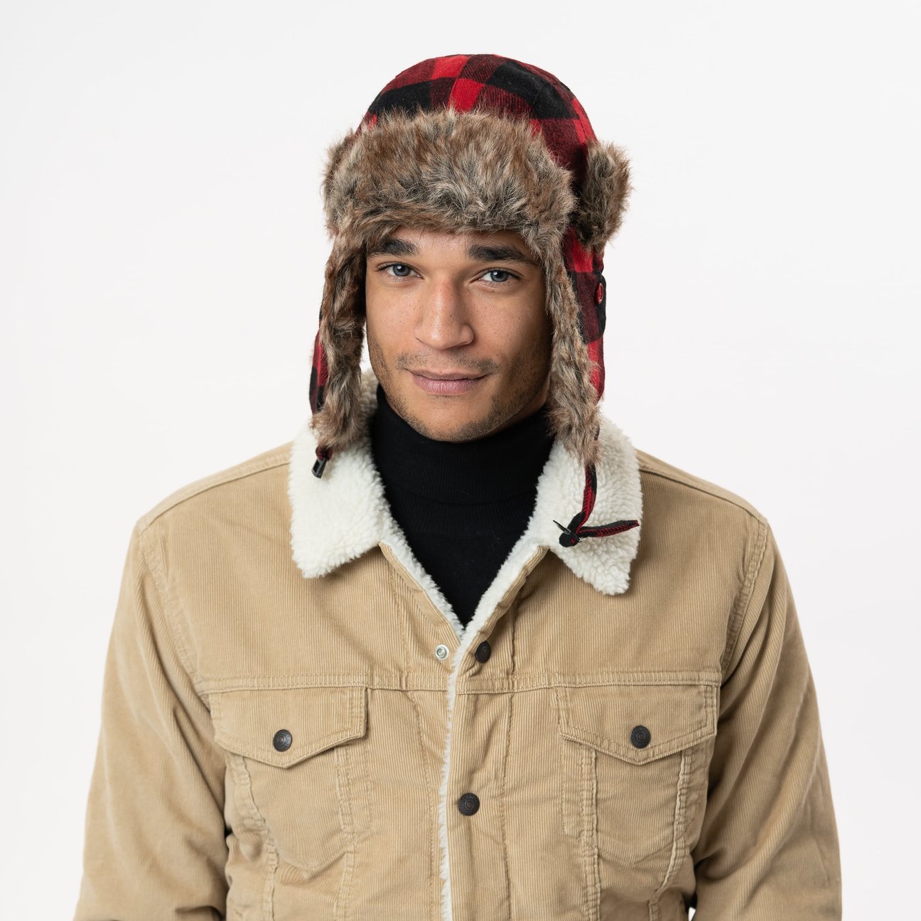 Plaid Trapper Hat by Lipodo - £35.95