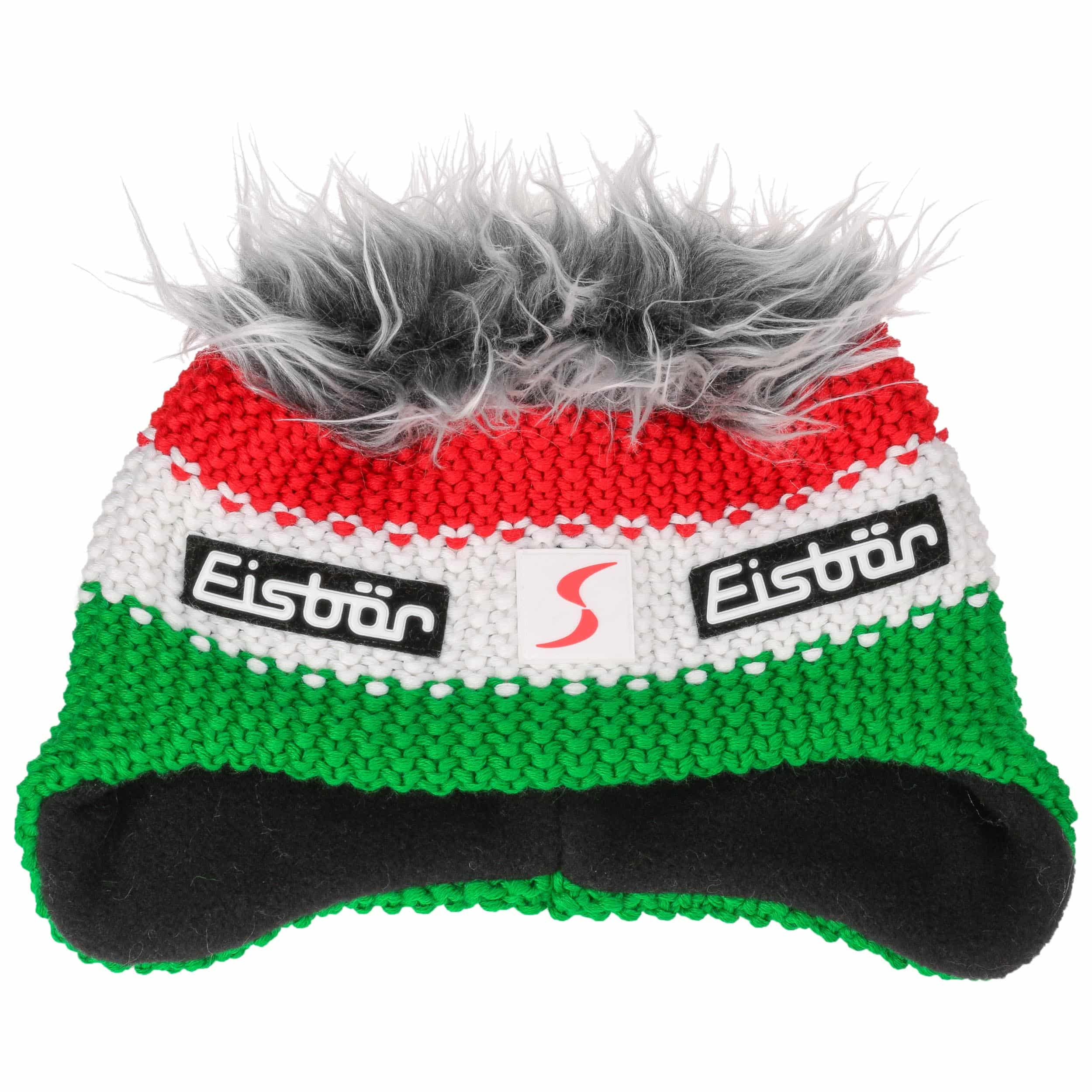 Red-Green Cocker Ski Hat by Eisbär - 45,95