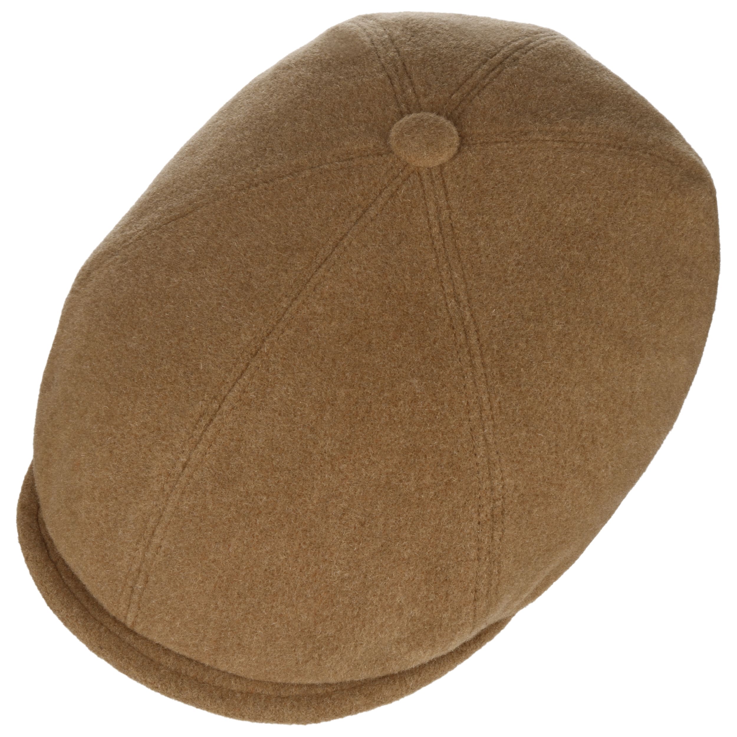 Reid 6 Panel Flat Cap by Stetson - £89.00