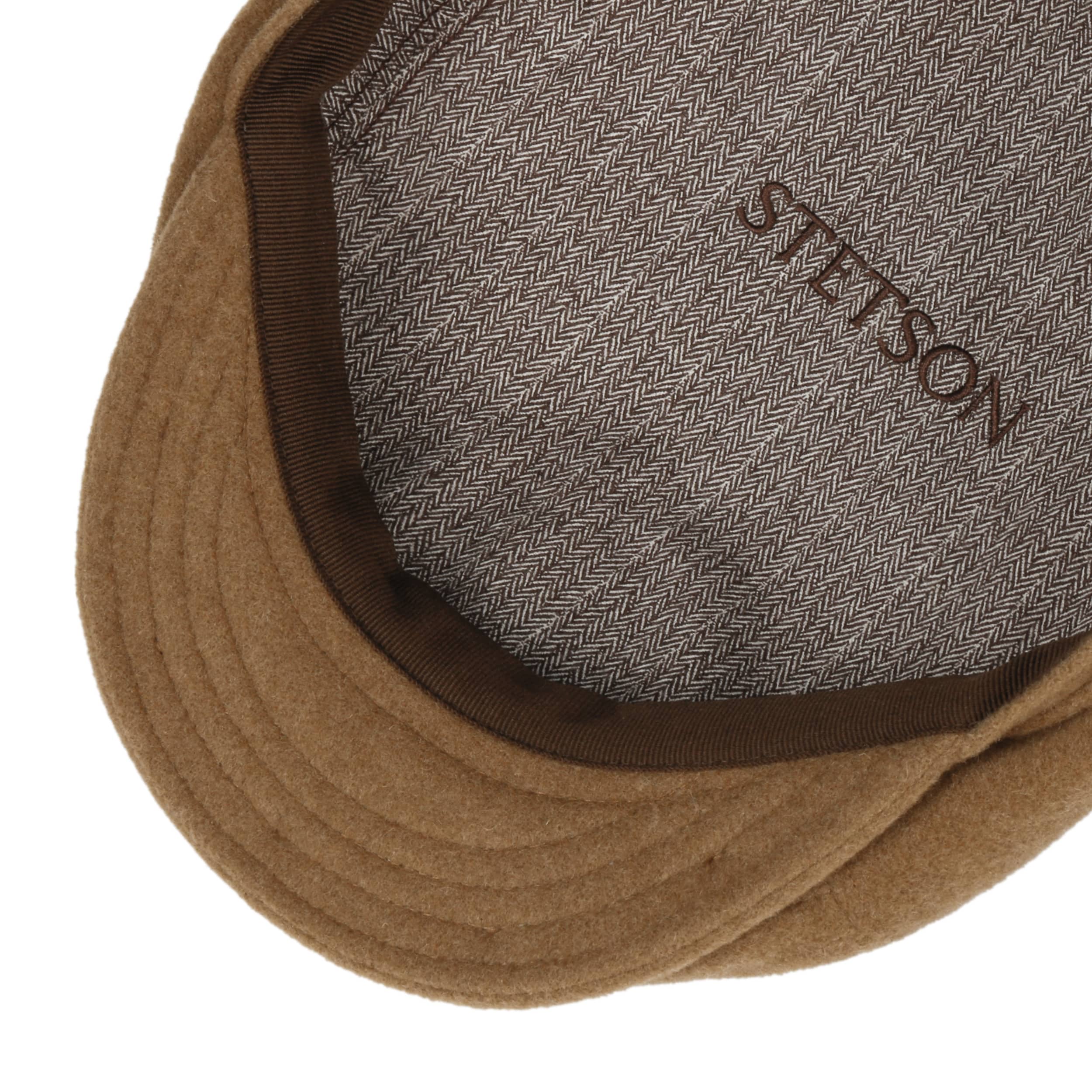 Reid 6 Panel Flat Cap by Stetson - £89.00