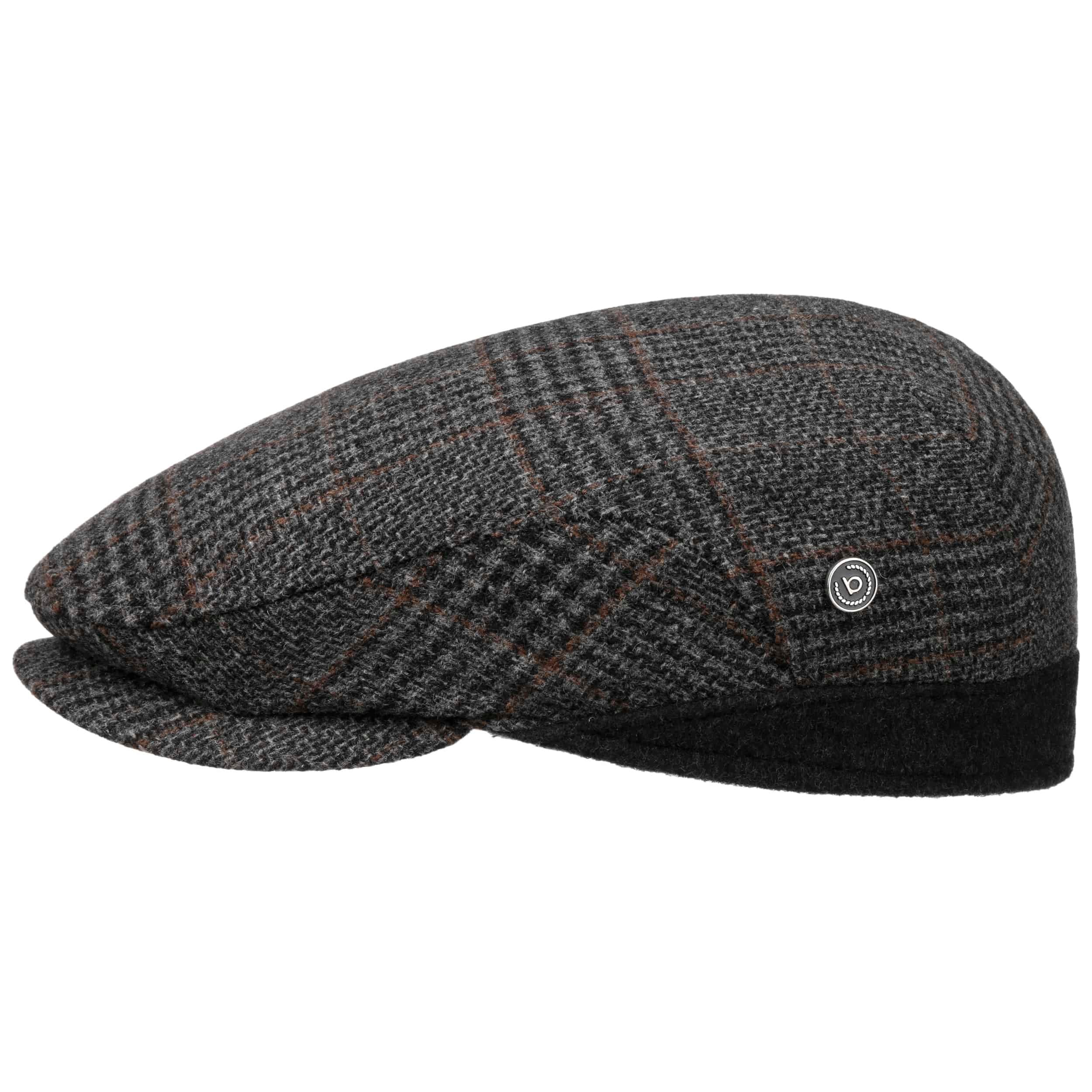 Risco Check Flat Cap with Ear Flaps by bugatti - £44.95