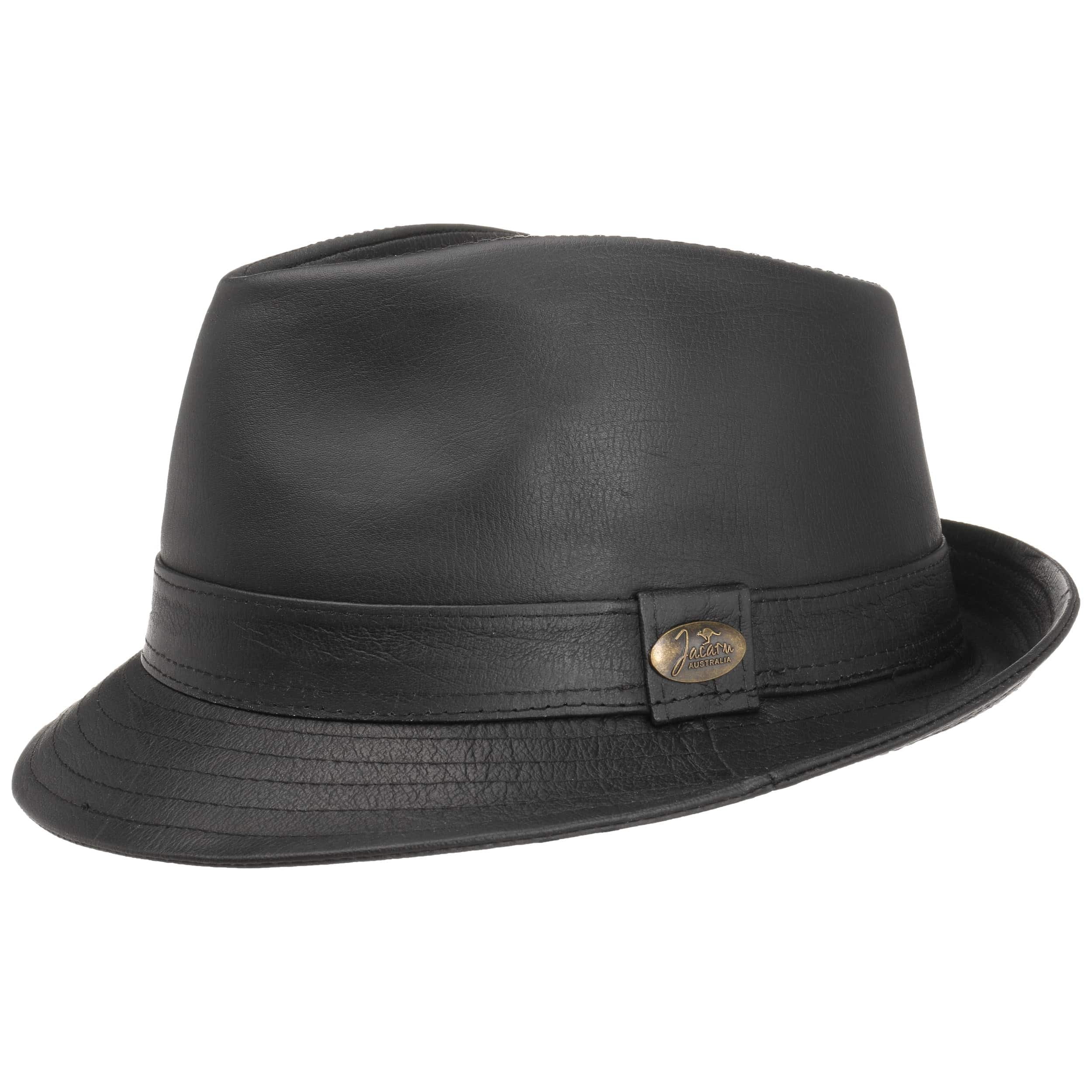 Roo Trilby Leather Hat by Jacaru - £132.95