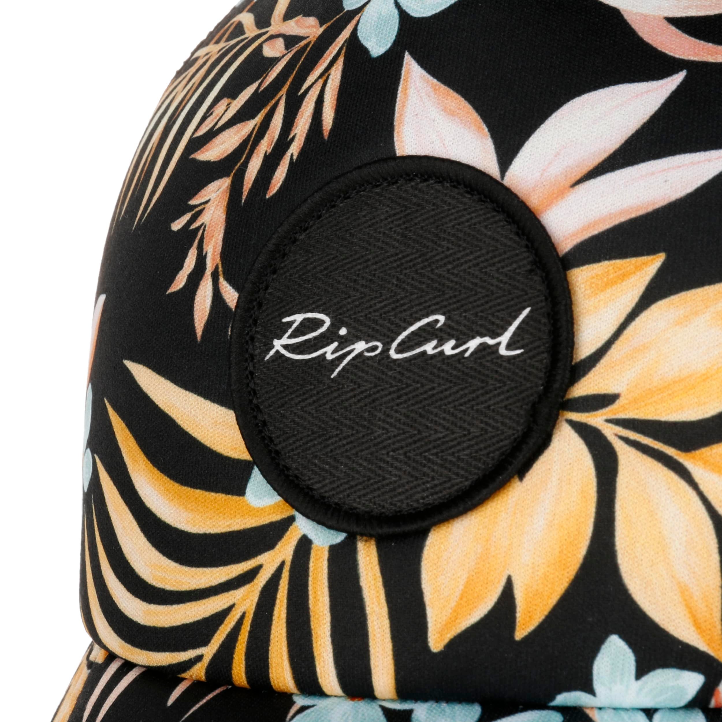 Round Logo Flower Trucker Cap by Rip Curl - £31.95