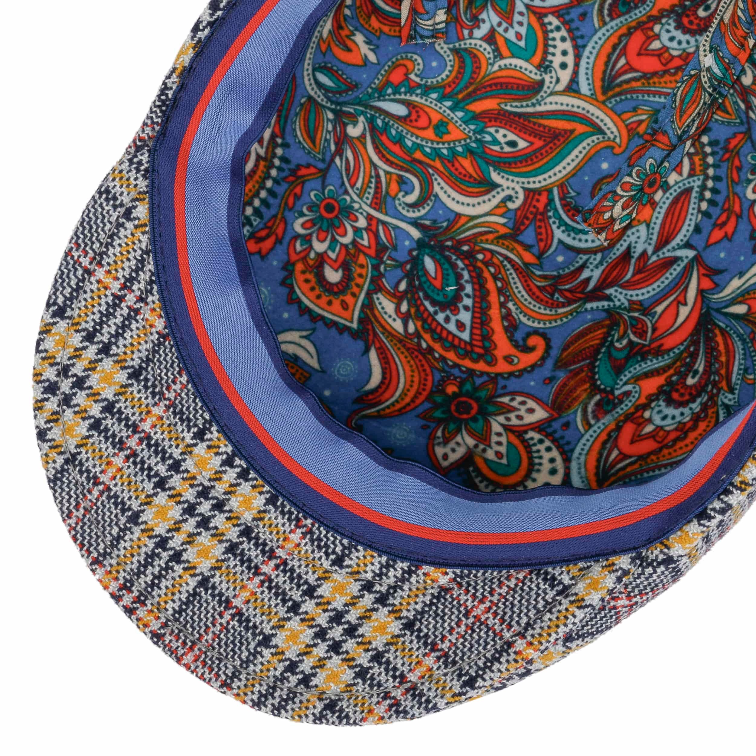 Roverton Check Flat Cap by Lierys - £88.95