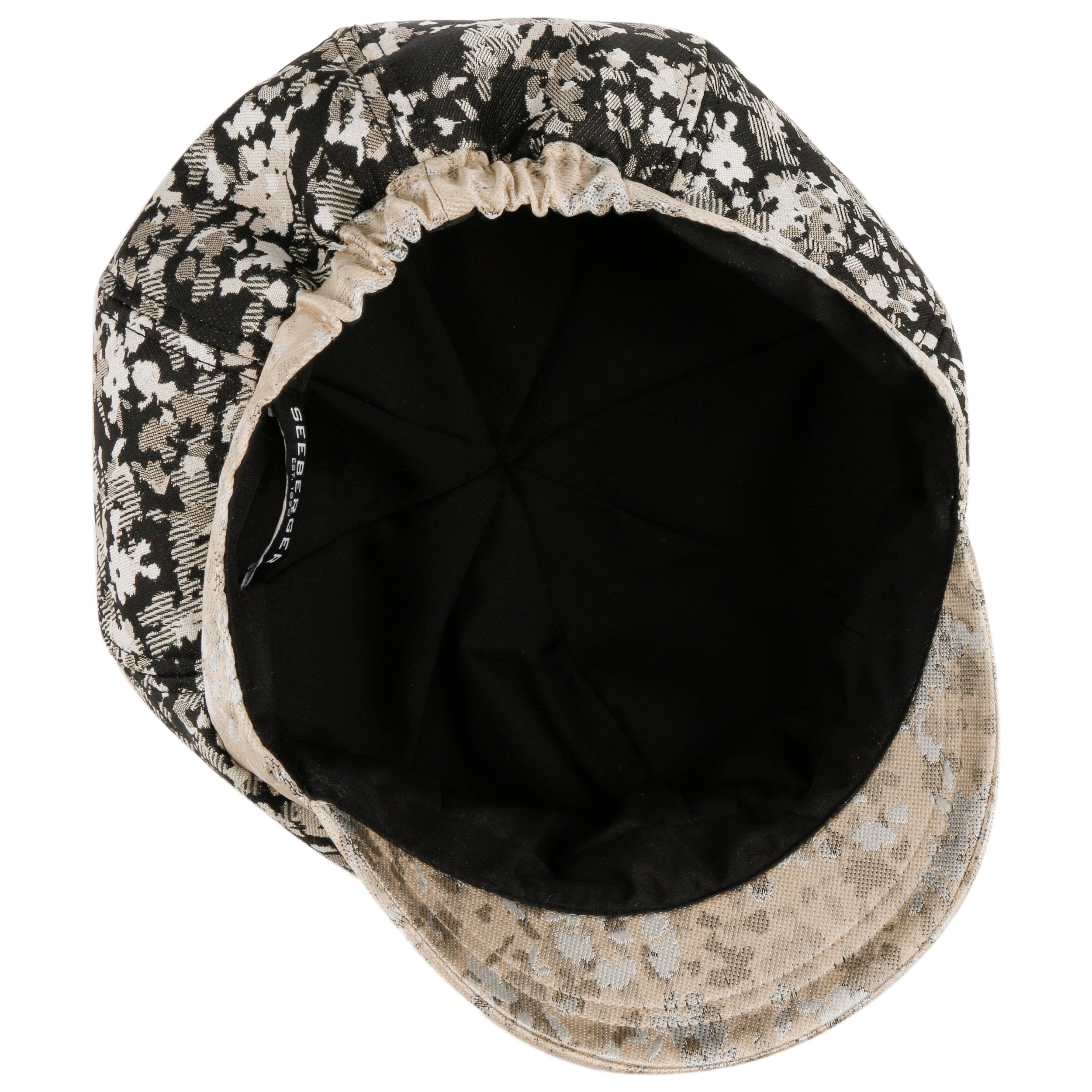 Scalia Flowers Newsboy Cap by Seeberger - £38.95