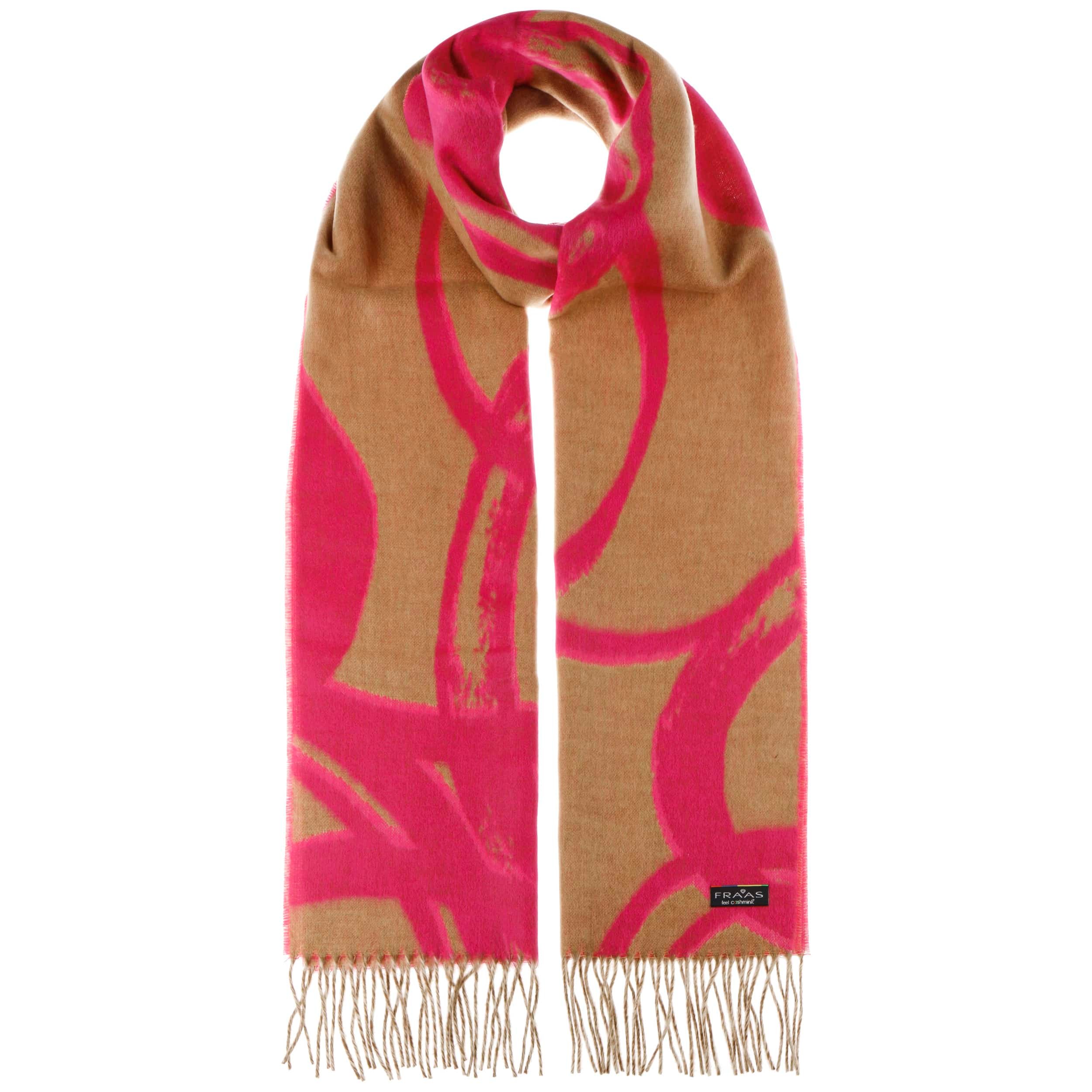 Schal mit Muster und Fransen by Fraas --> Shop Hats, Beanies & Caps ...