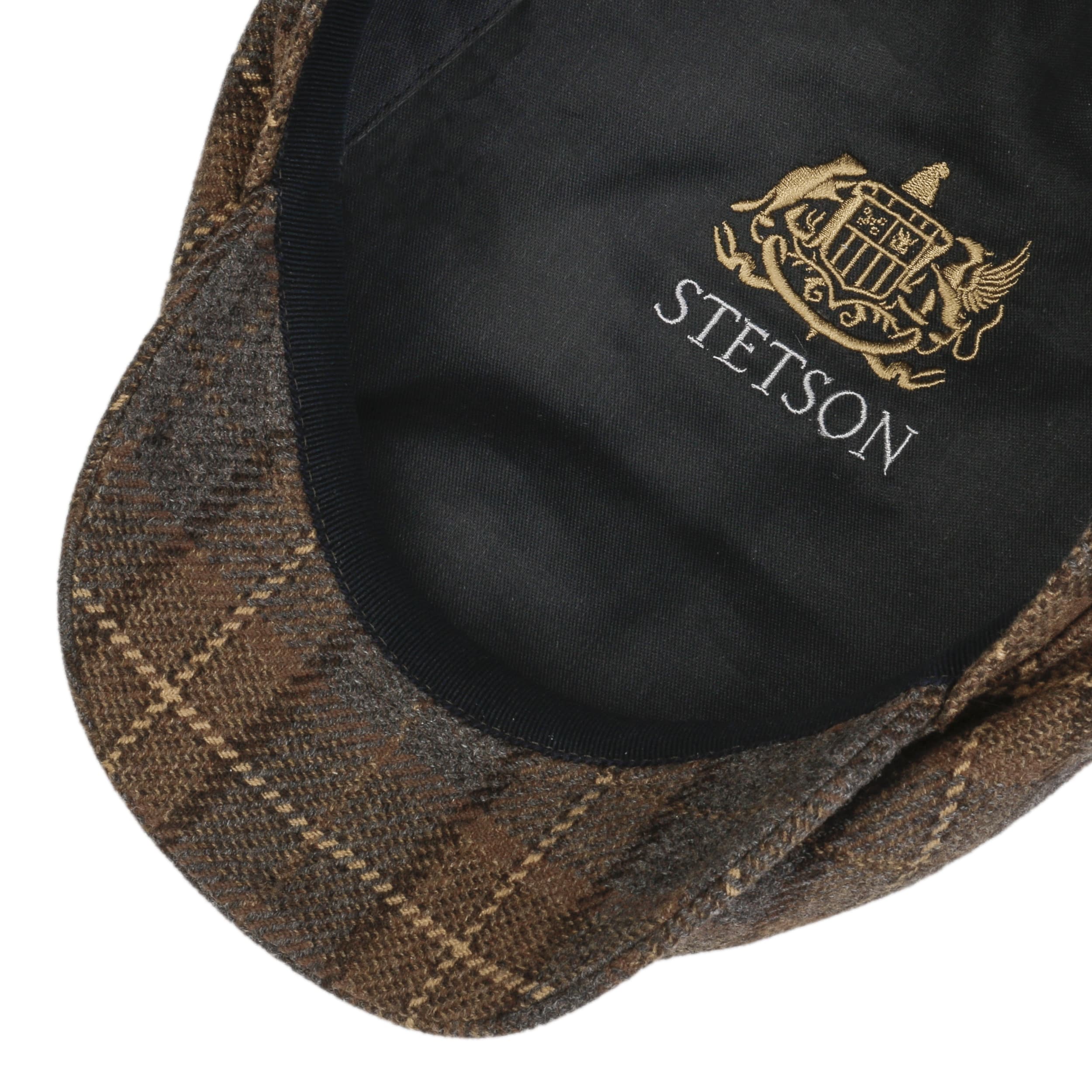 Scranton Wool Driver Flat Cap by Stetson - £179.00