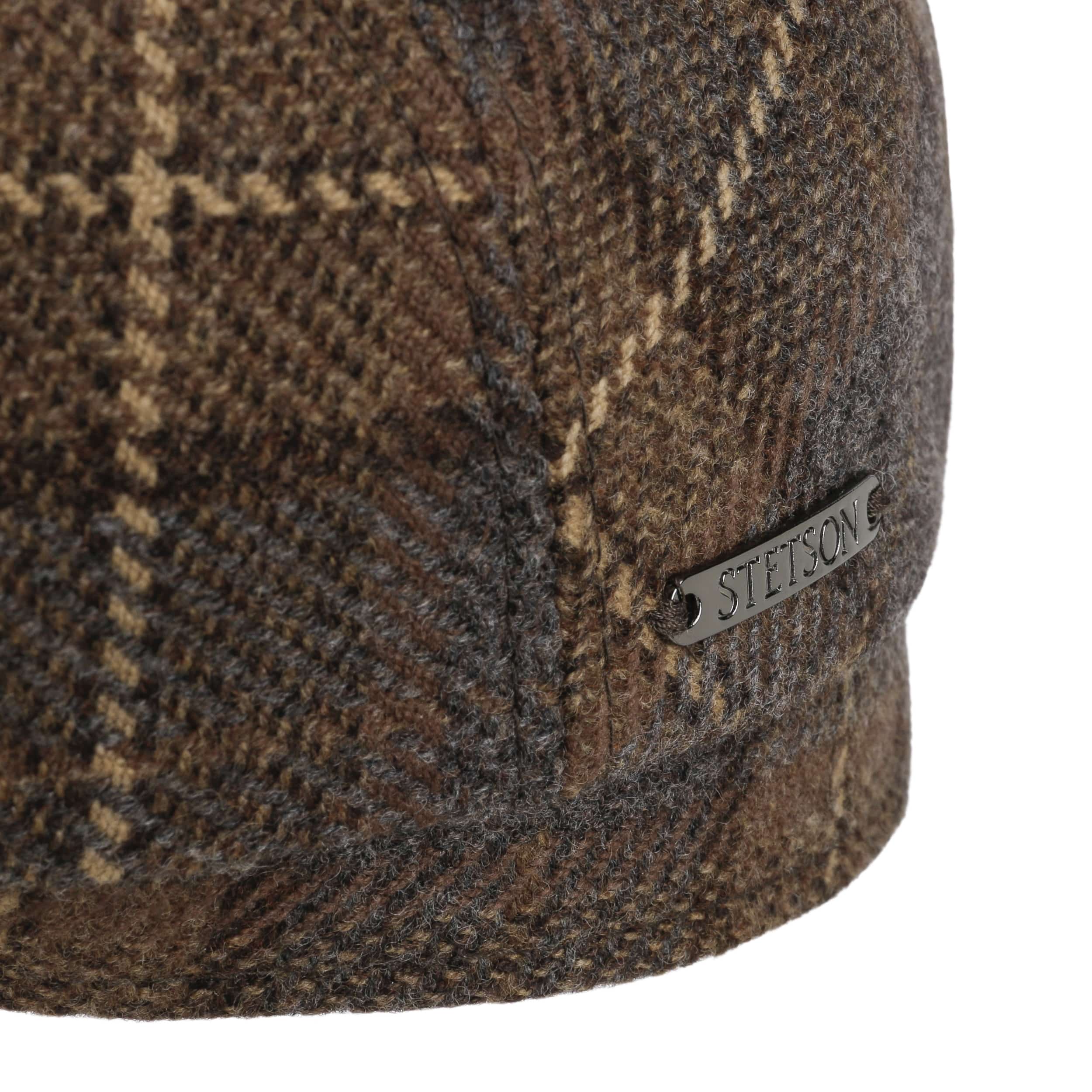 Scranton Wool Driver Flat Cap by Stetson - £179.00