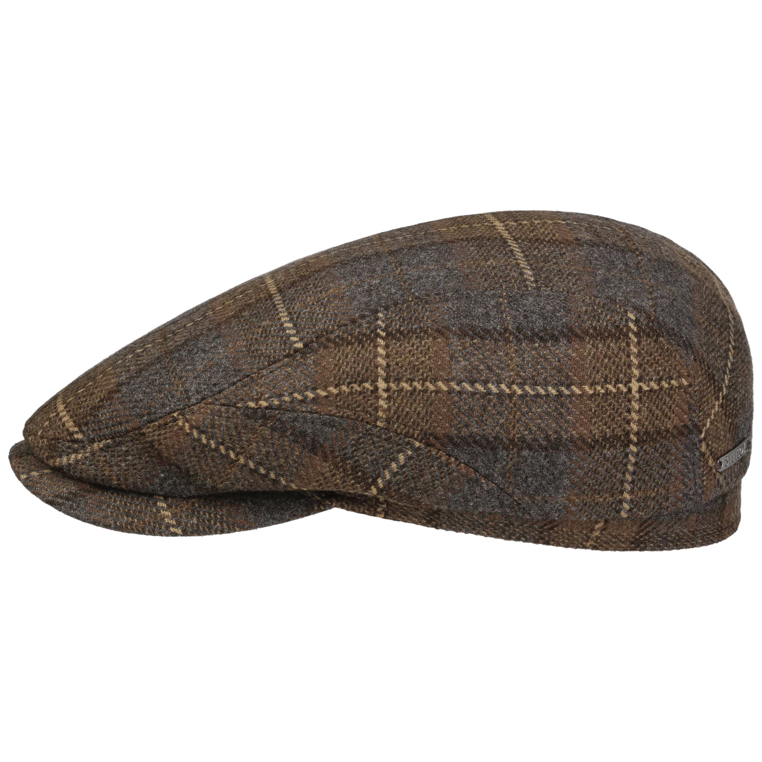 Scranton Wool Driver Flat Cap by Stetson - £179.00