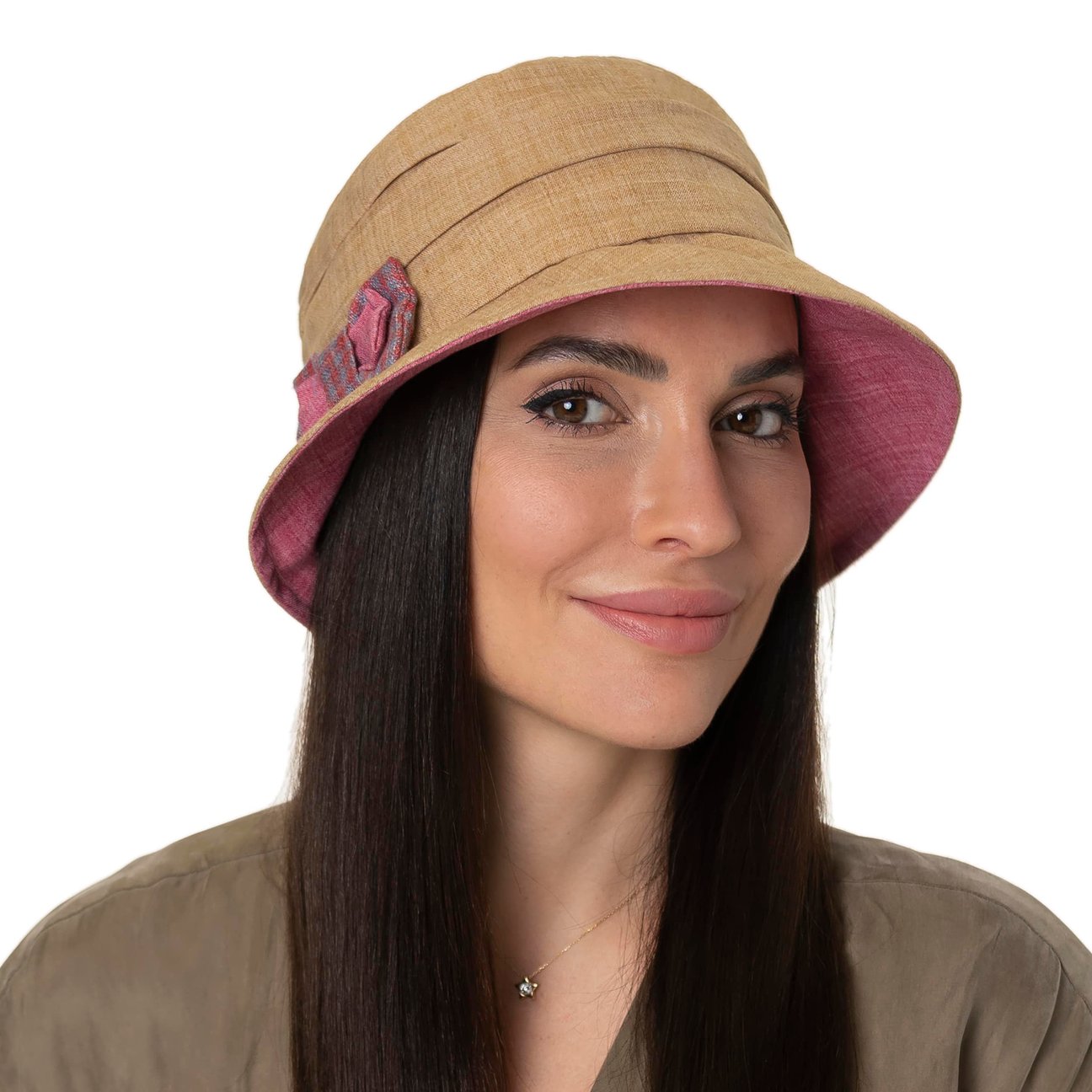 Sevina Linen Hat by Alfonso D’Este - £66.95