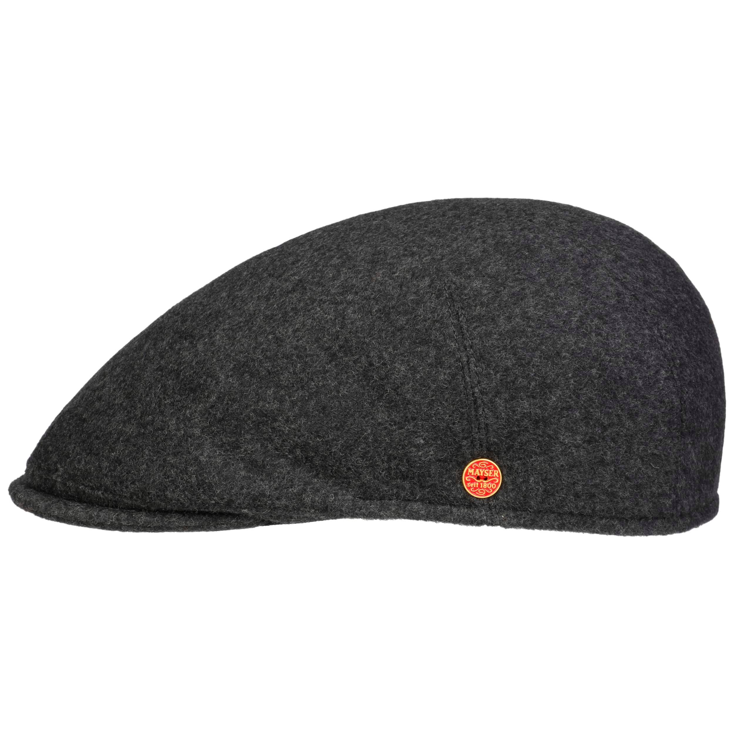 Sidney Wool Blend Flat Cap by Mayser - £88.95